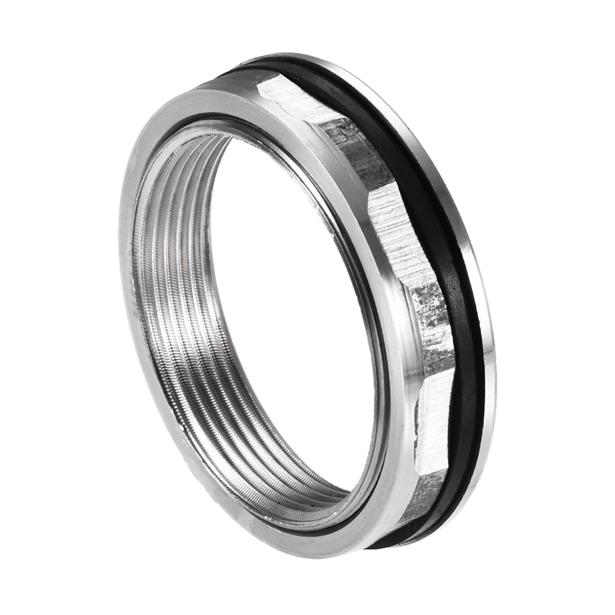 Uxcell G2 Female 2.46" Male Stainless Steel Bulkhead Fitting with ...