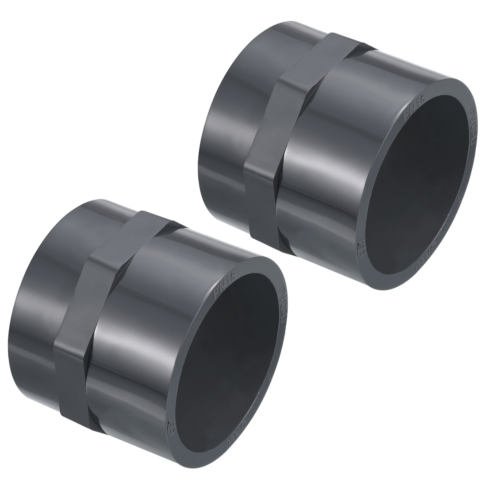 Uxcell G1/2 Female Thread Pipe Fitting 1/2" Socket Straight Tube Hose ...