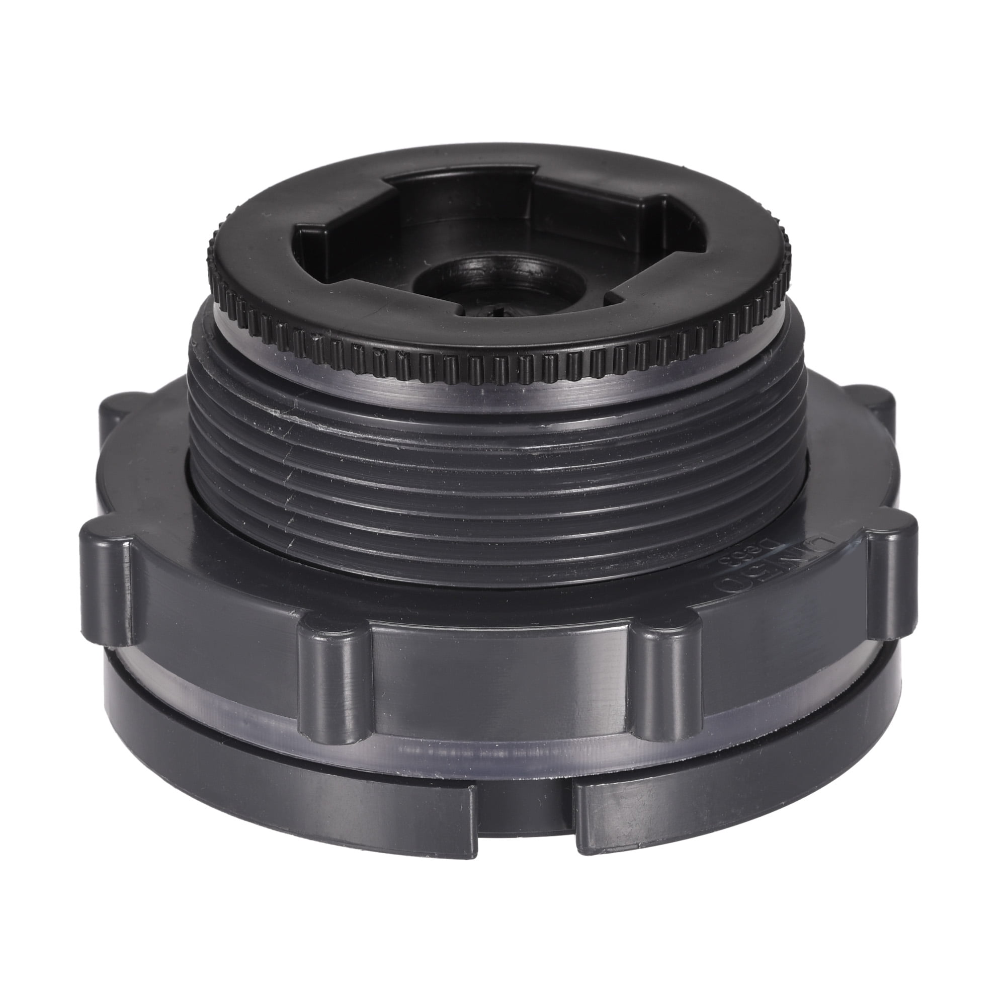 Uxcell G2 Thread PVC Bulkhead Tank Adapter with Plug Fitting 1 Set ...