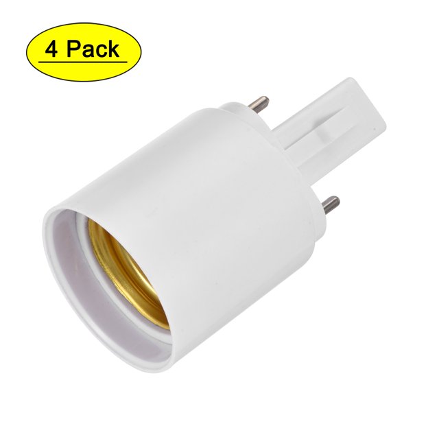 Uxcell G23 to E26 E27 Lamp Base Light Socket Adapter 4 Pack - Walmart.com