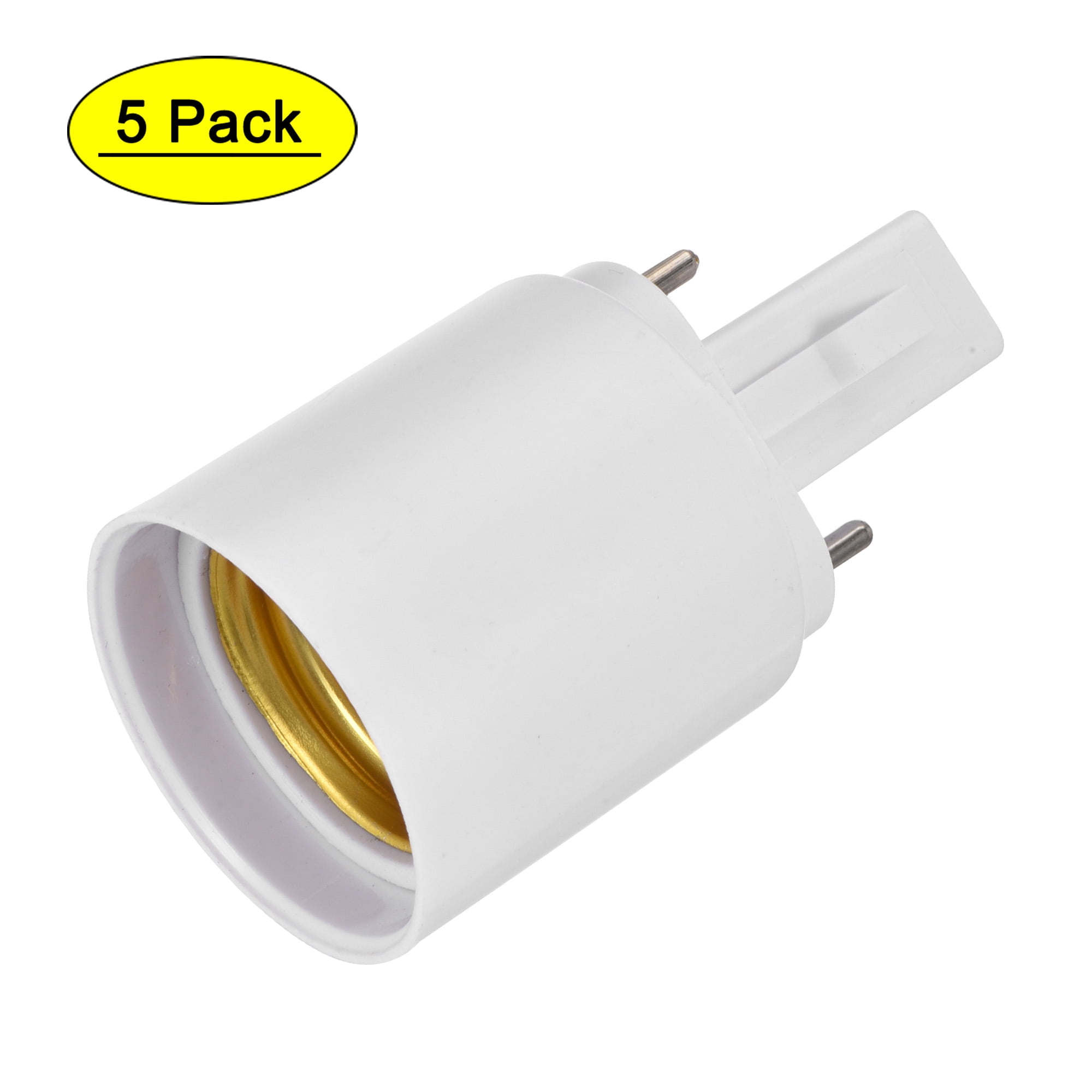 Uxcell G23 to E26 E27 Lamp Base Light Socket Adapter 5 Pack - Walmart.com