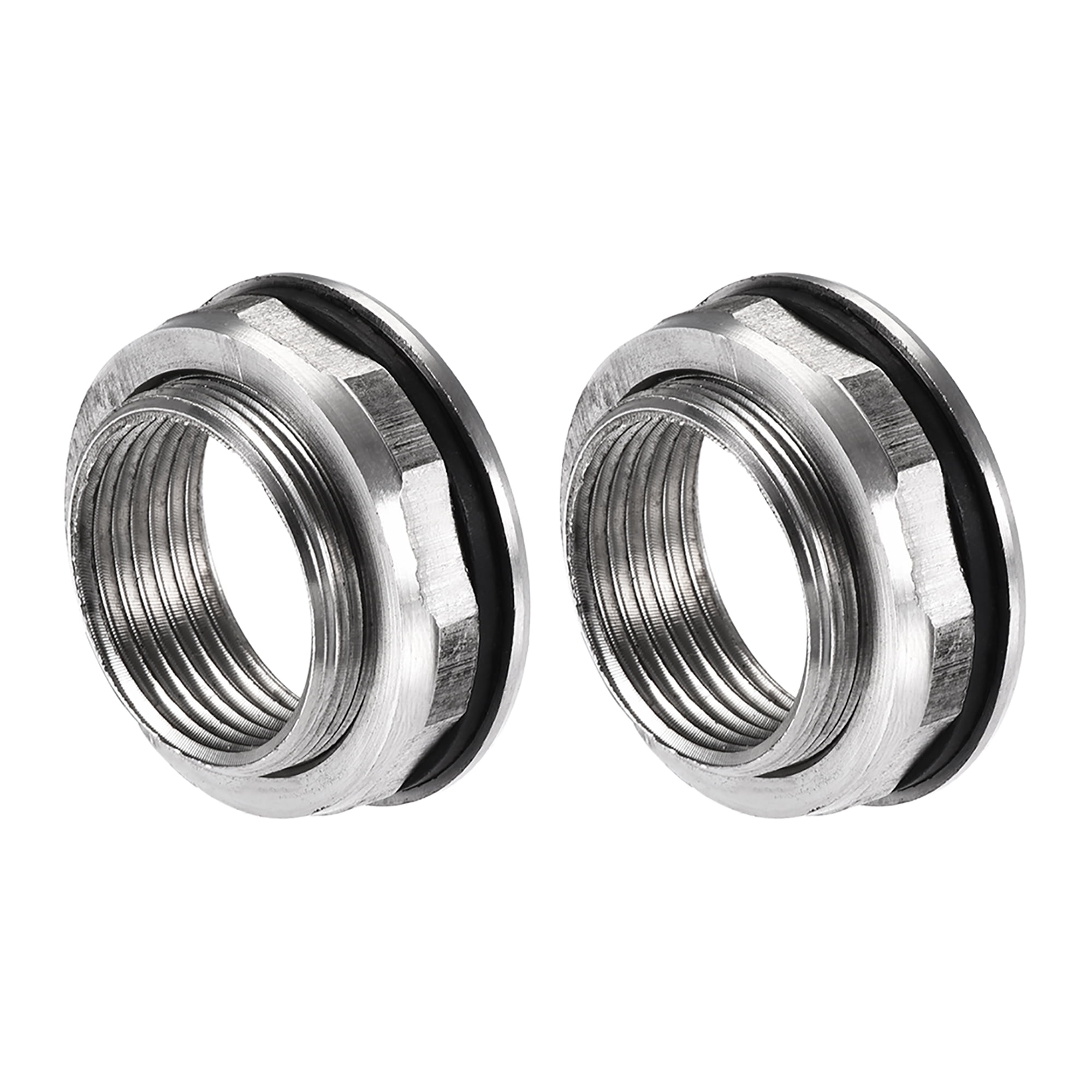 Uxcell G3/4 Female 1.14" Male Stainless Steel Bulkhead Fitting with ...