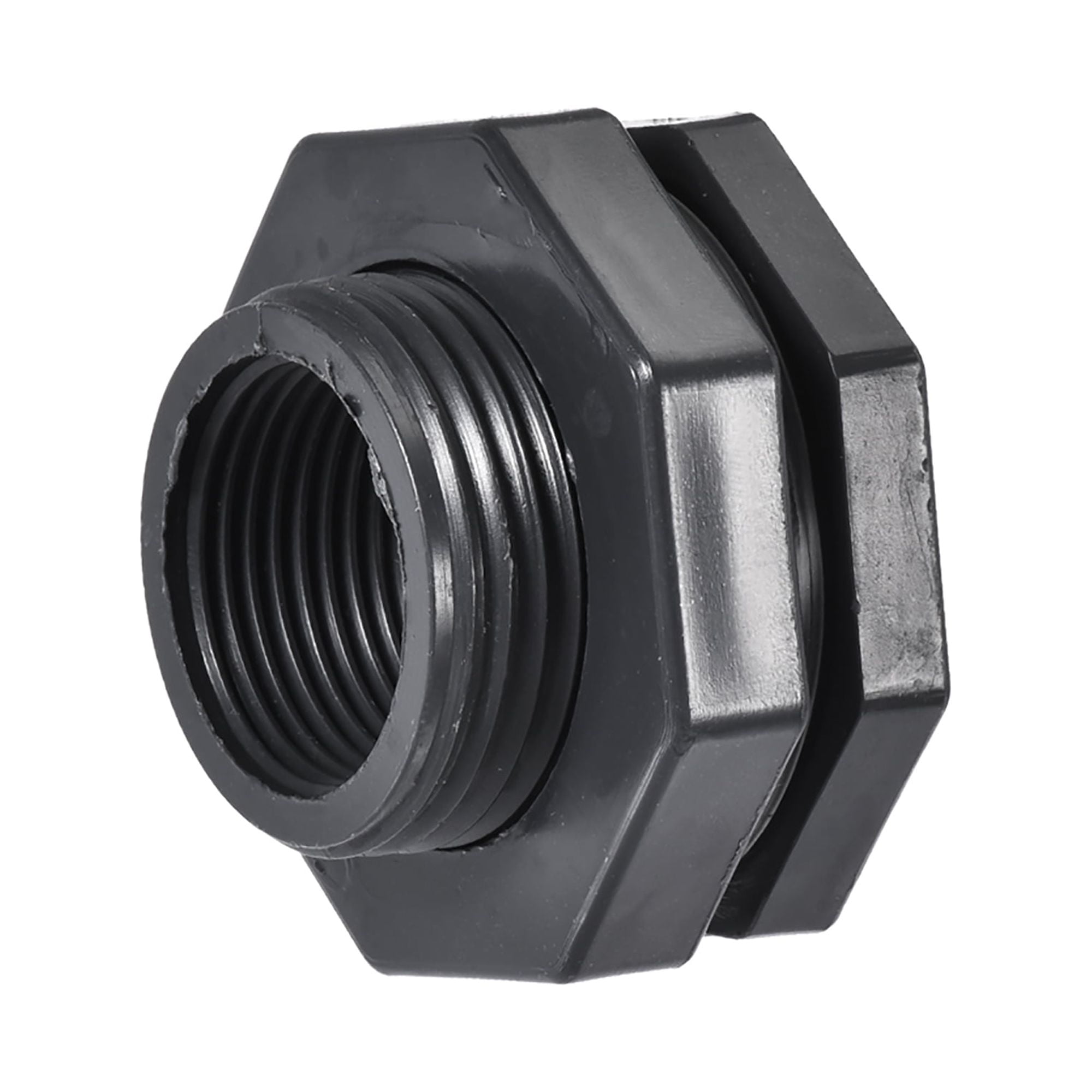 Uxcell G3/4 Female Pipe Fitting PVC Bulkhead Fitting with Silicone ...