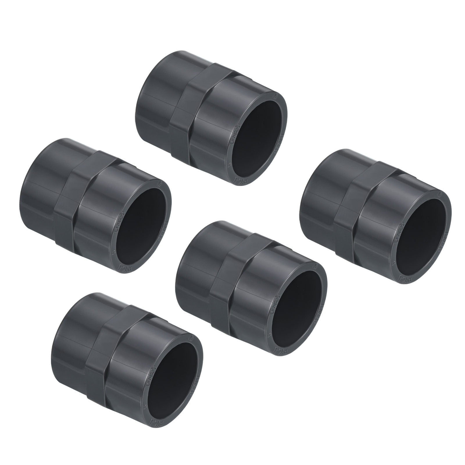 Uxcell G1/2 Female Thread Pipe Fitting 1/2" Socket Straight Tube Hose ...