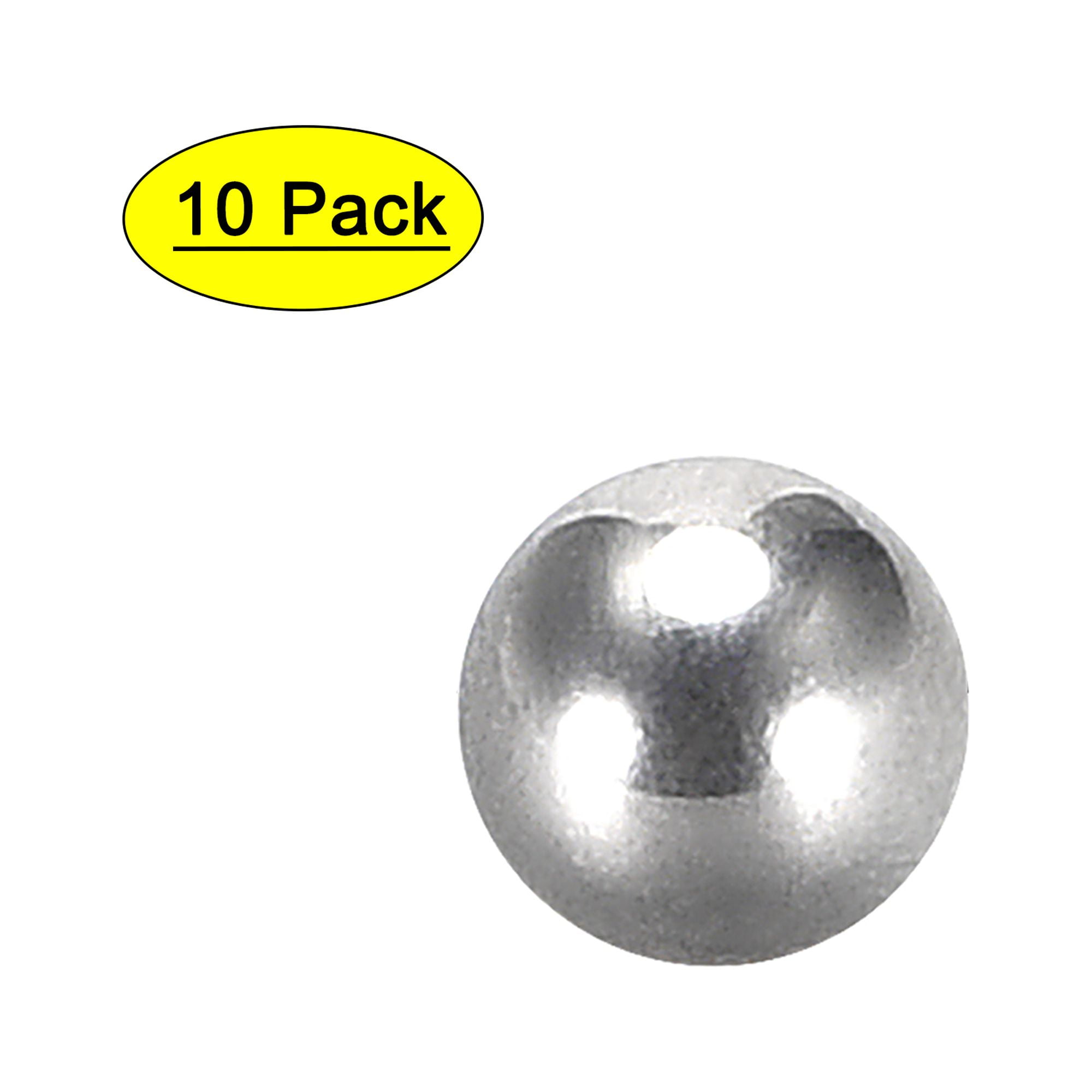Uxcell G5 Bearing Precision Balls 304 Stainless Steel Silver Tone 10pcs ...