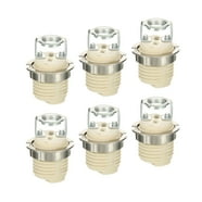 Uxcell E14 to E12 Light Socket Adapter Converter Bulb Base Lamp Holder ...