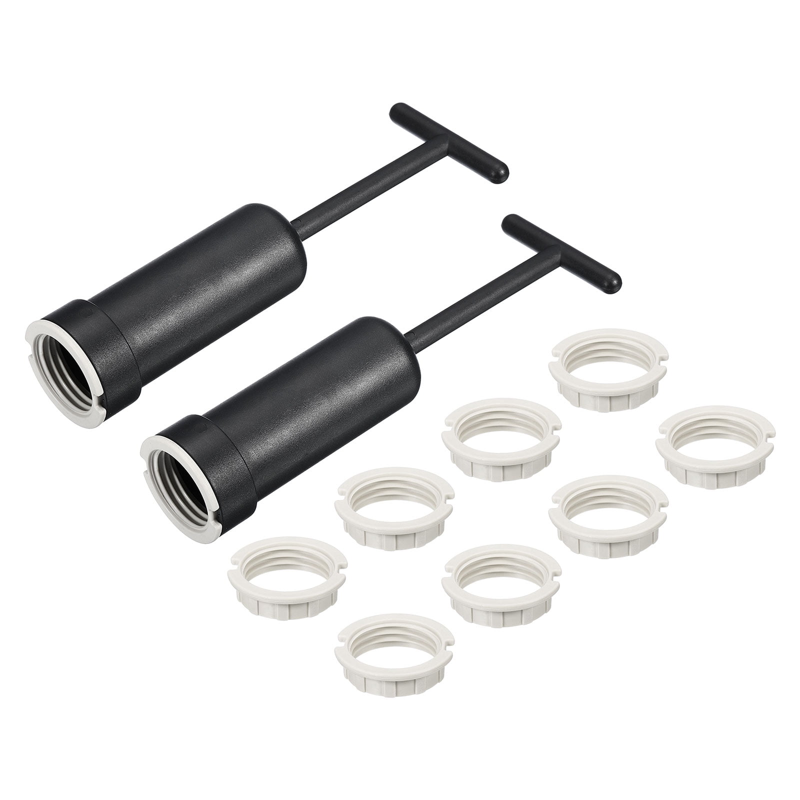 Uxcell G9 Light Socket Rings 10pcs Lamp Shade Holder Ring Replacement ...