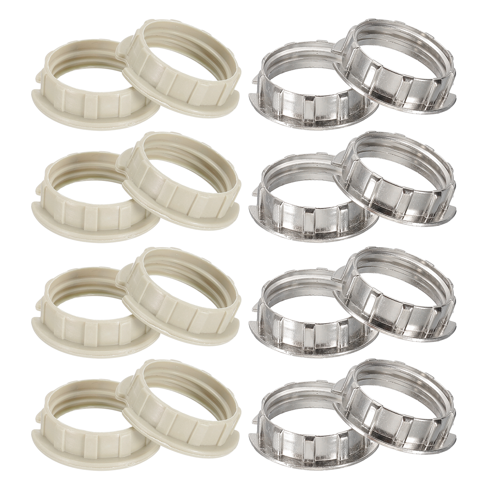Uxcell G9 Light Socket Rings, 16 Pcs Shade Holder Adapter Alloy Ring ...