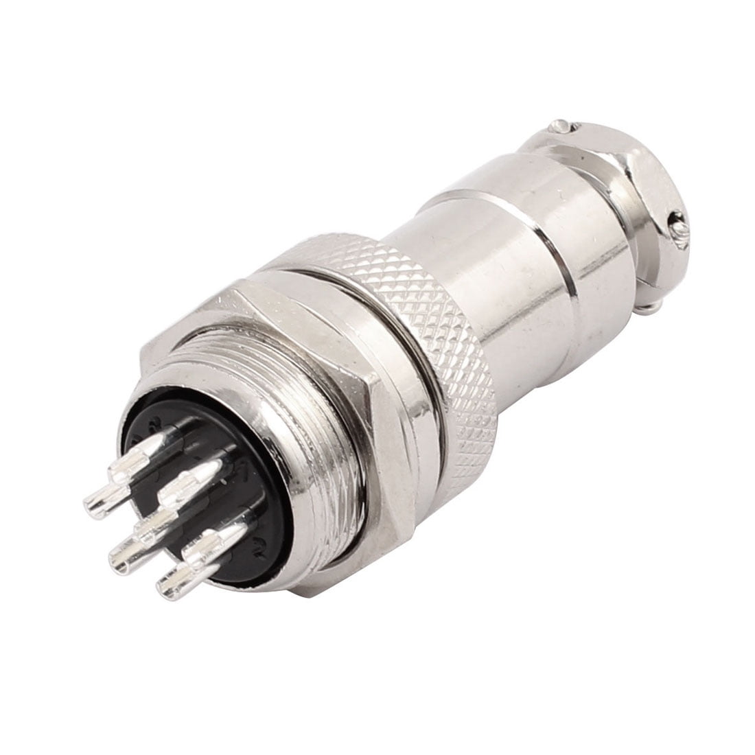 Uxcell GX20-7 250V 10A 7P 0.79" Thread Metal Panel Aviation Connector ...