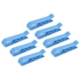 Uxcell Garbage Bin Clip Kitchen Trash Bag Non-Slip Clip Clamp Blue 16 ...