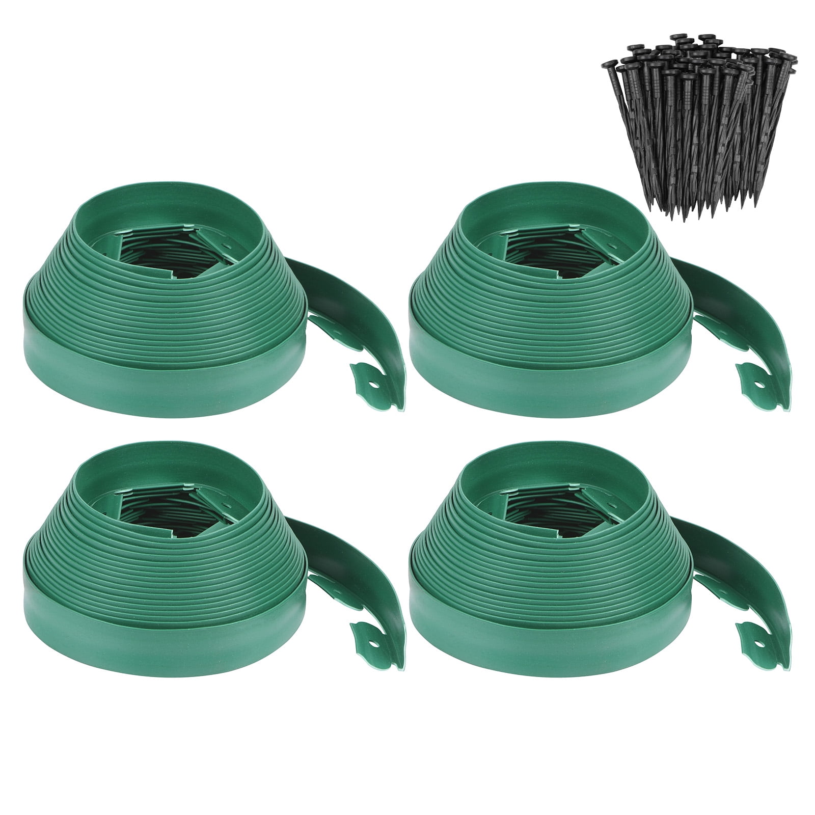 Uxcell Garden Edging - 160 Feet Plastic Landscape Edging Border with ...