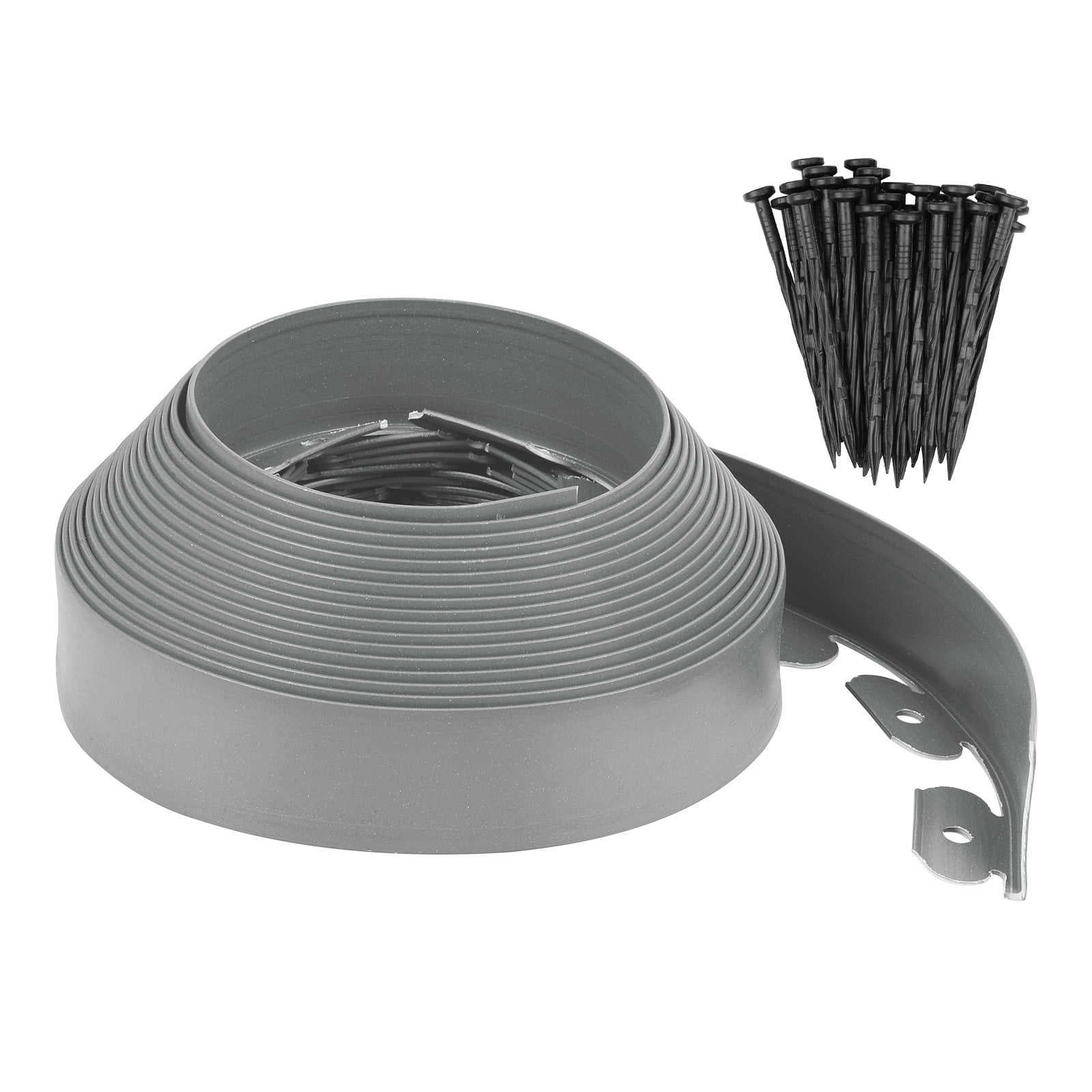 Uxcell Garden Edging - 40 Feet Plastic Landscape Edging Border with 36 ...
