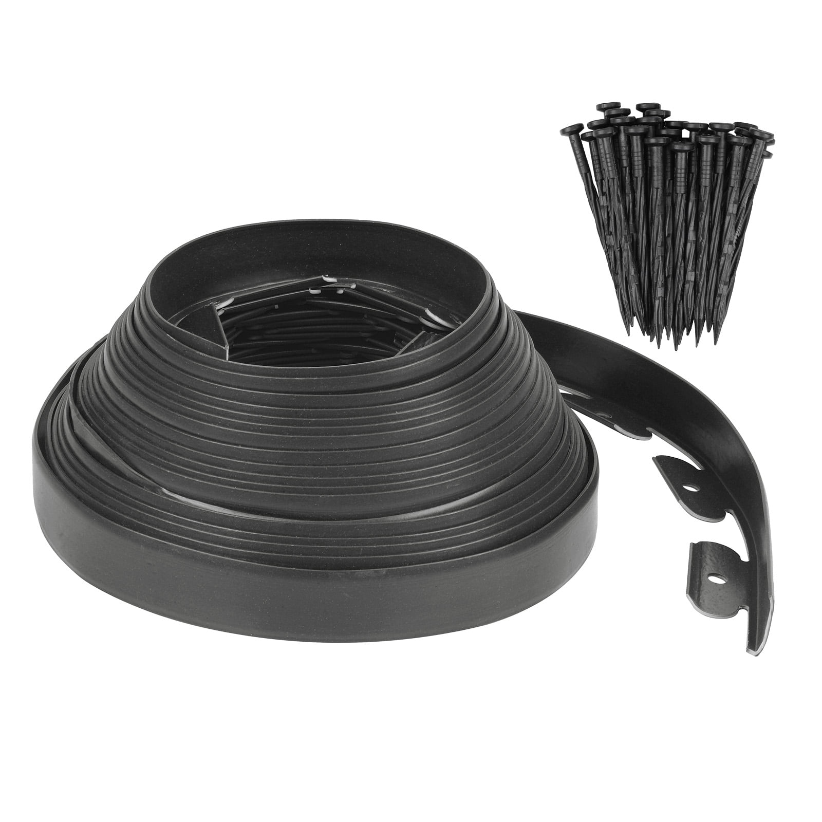 Uxcell Garden Edging - 46 Feet Plastic Landscape Edging Border with 42 ...