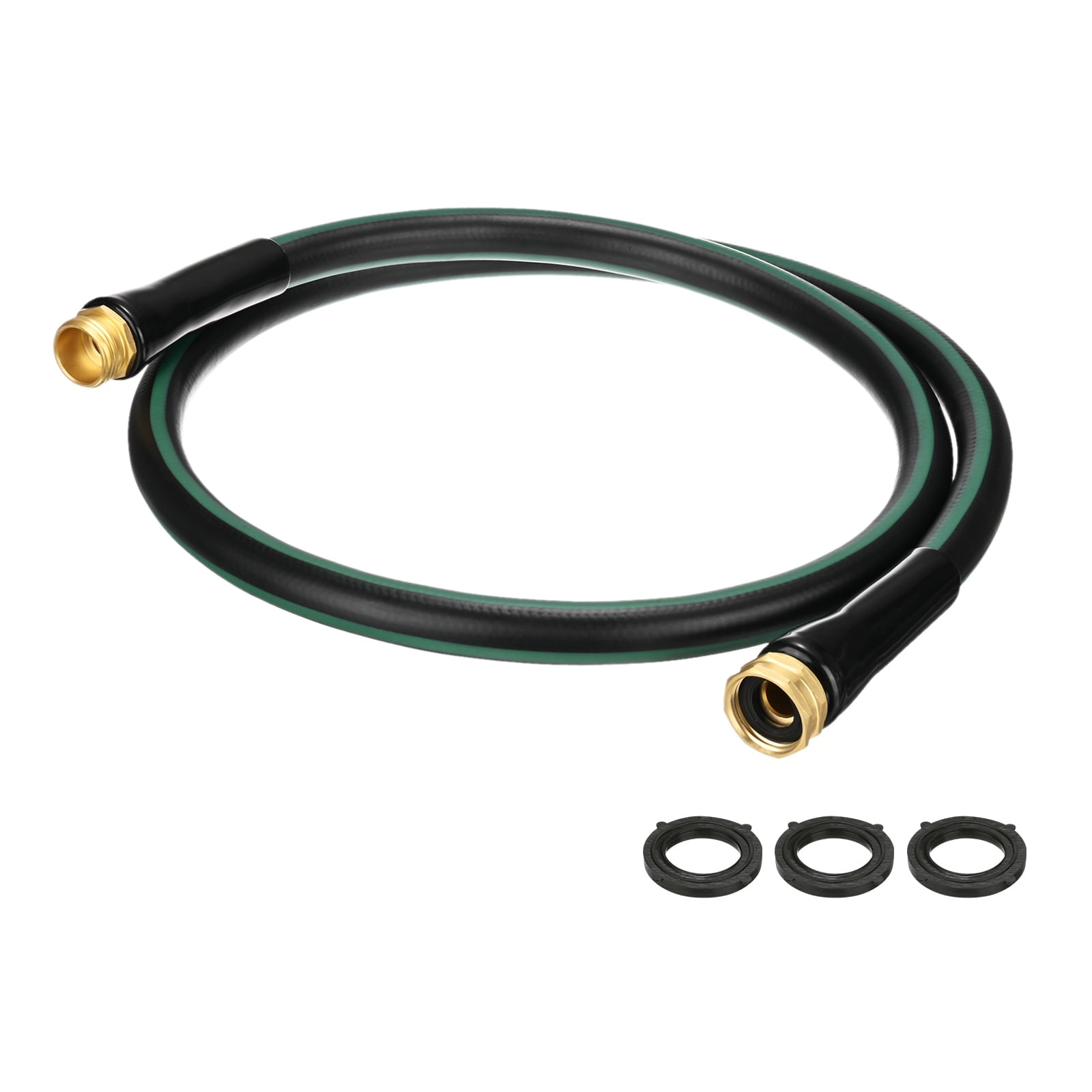 Uxcell Garden Hose 5/8 Inch x 5 FT, Flexibleer Hose, Hose with Male to ...