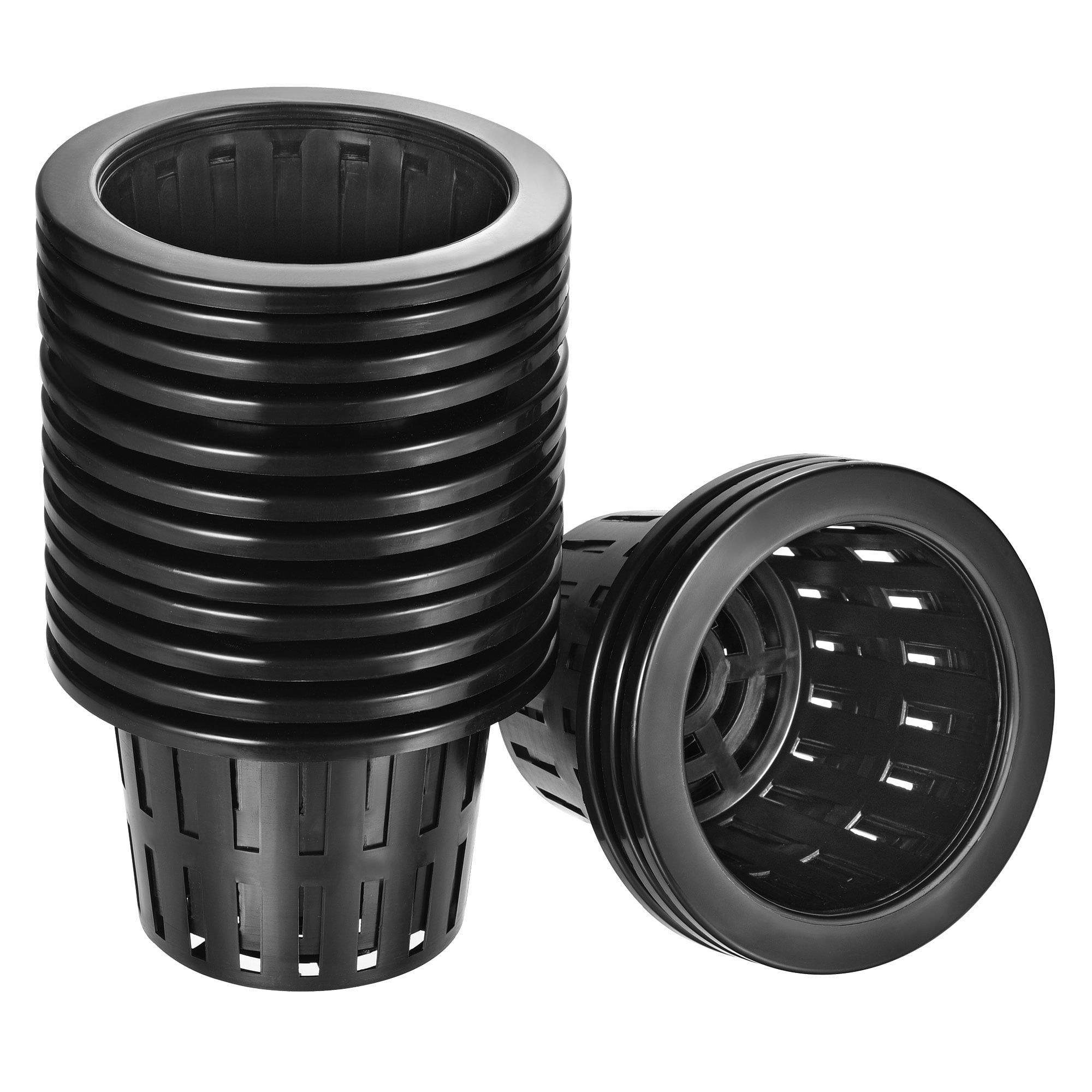 Uxcell Garden Slotted Mesh Cups Hydroponic Net Pots Plastic 5 Inch ...