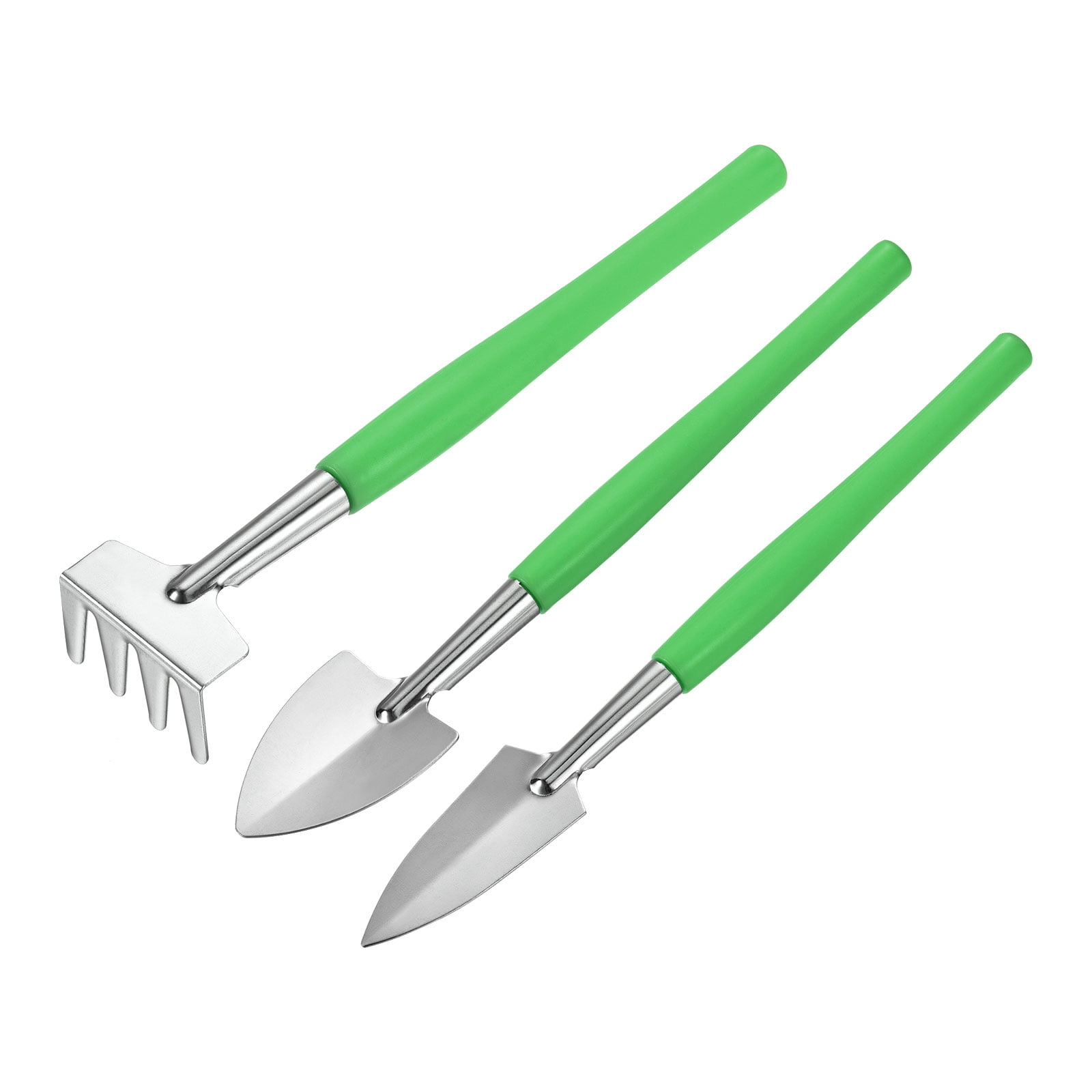Uxcell Gardening Tools Iron Spade Rake Transplanting Digging Kits ...