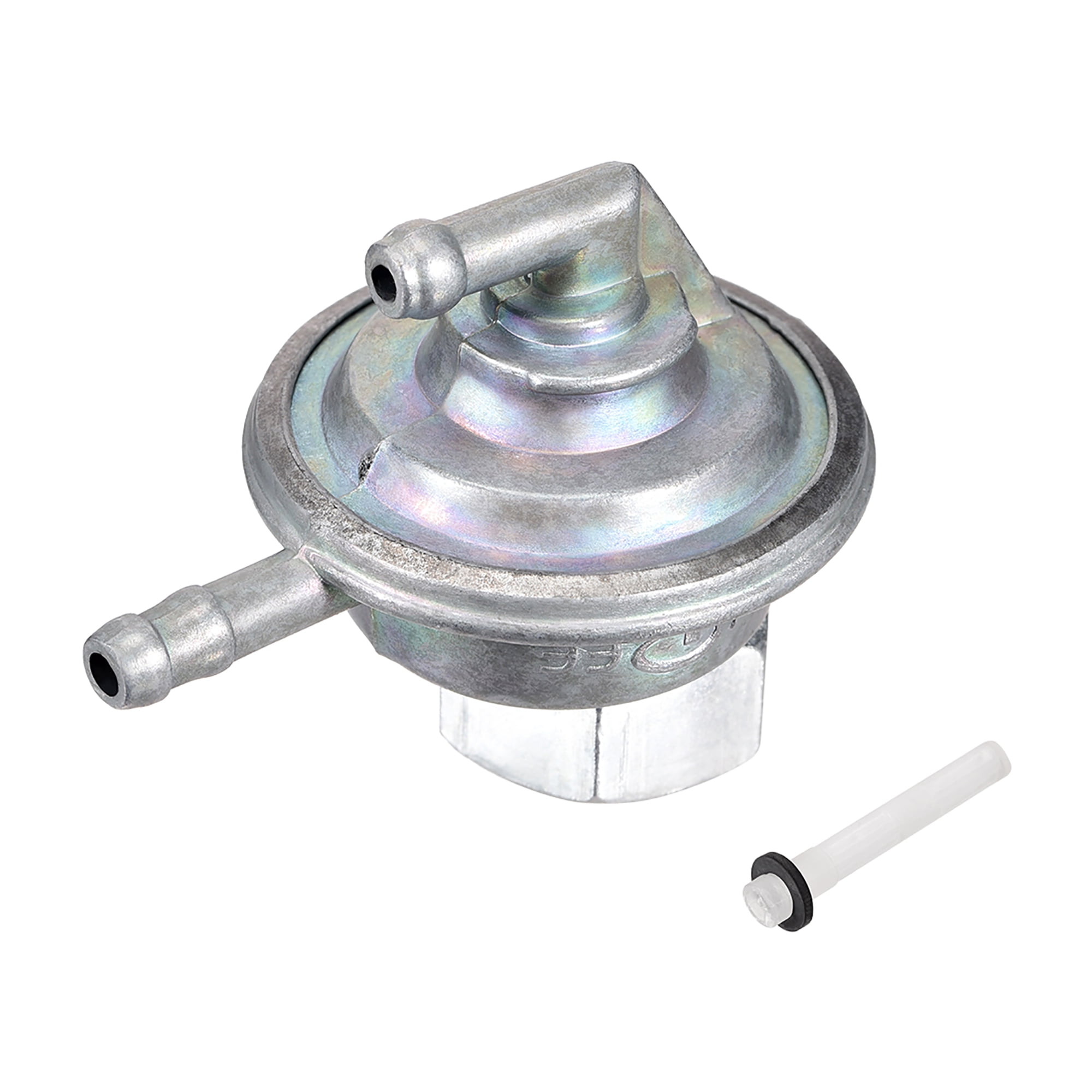 Uxcell Gas Fuel Switches Pump Valve for GY6 50cc 150cc Metal Silver ...