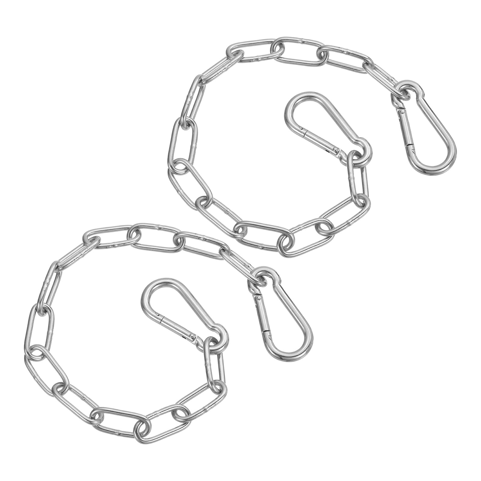 Uxcell Gate Chain Lock, (11.9Inch, Silver) (2Pcs)304 Stainless Steel ...