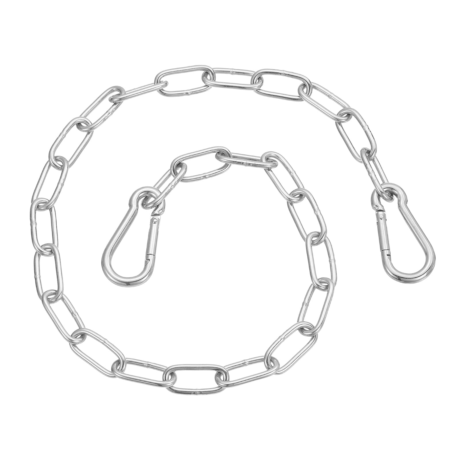 Uxcell Gate Chain Lock, (23.7Inch, Silver) (1Pcs)304 Stainless Steel ...