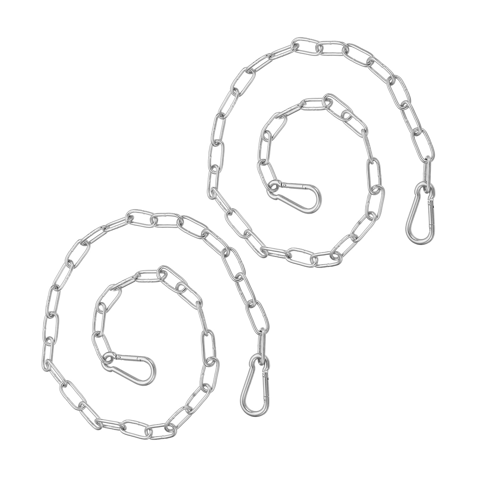 Uxcell Gate Chain Lock, (31.5Inch, Silver) (2Pcs)304 Stainless Steel ...
