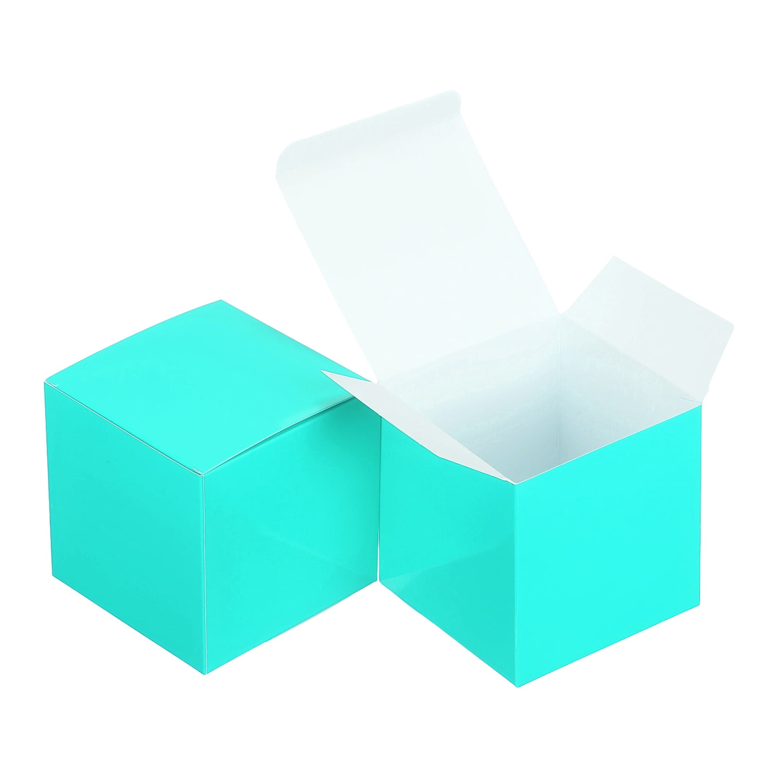 Uxcell Gift Boxes with Lids, (4x4x4 Inch, Blue) (24 Pcs), Cardstock ...