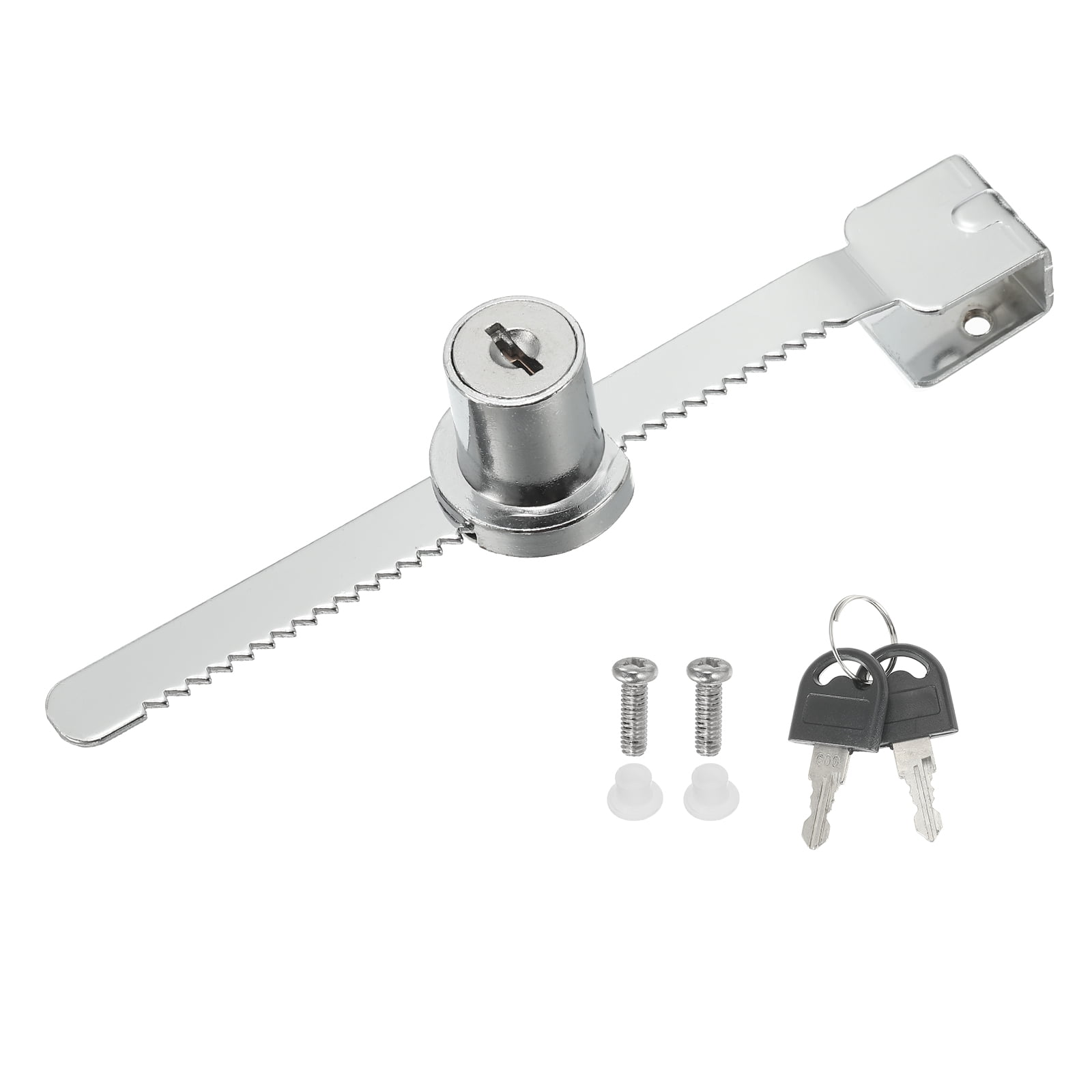 Uxcell Glass Cabinet Lock, Keyed Different Zinc Alloy Single Swing ...