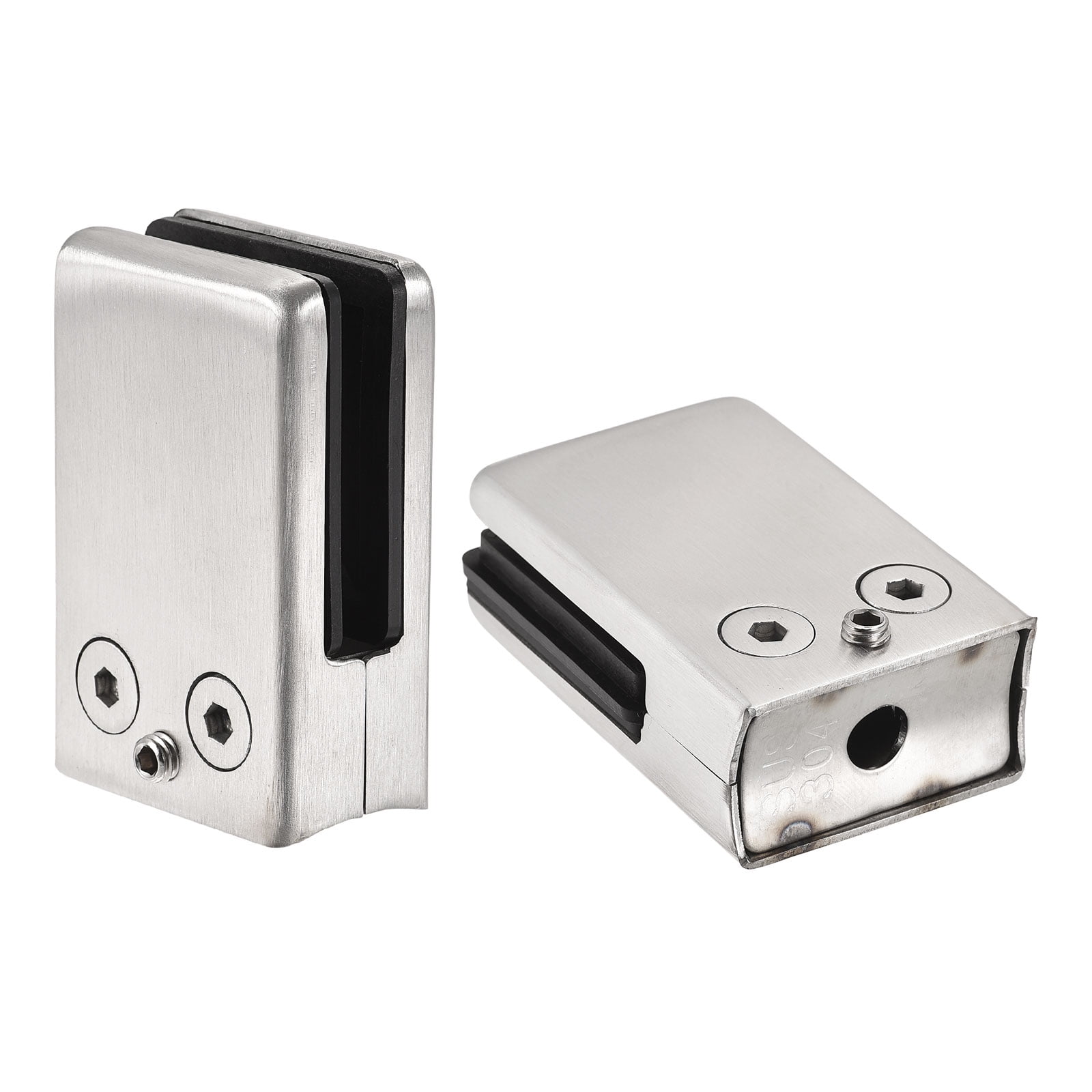 Uxcell Glass Clamps 304 Stainless Steel,for Glass Thickness of 10 to ...