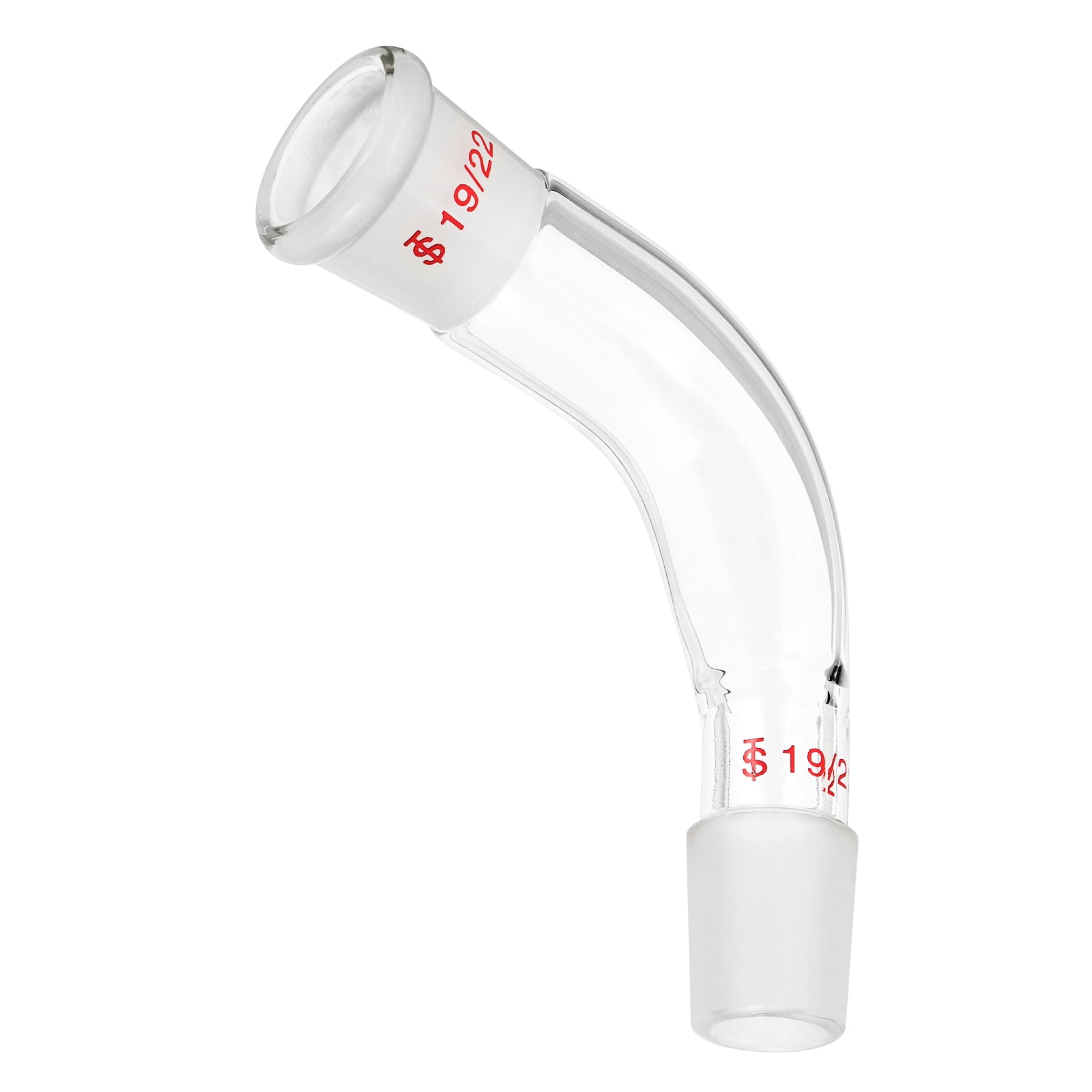 Uxcell Glass Distillation Adapter, 105 Degree 19/22 Outer and Inner ...