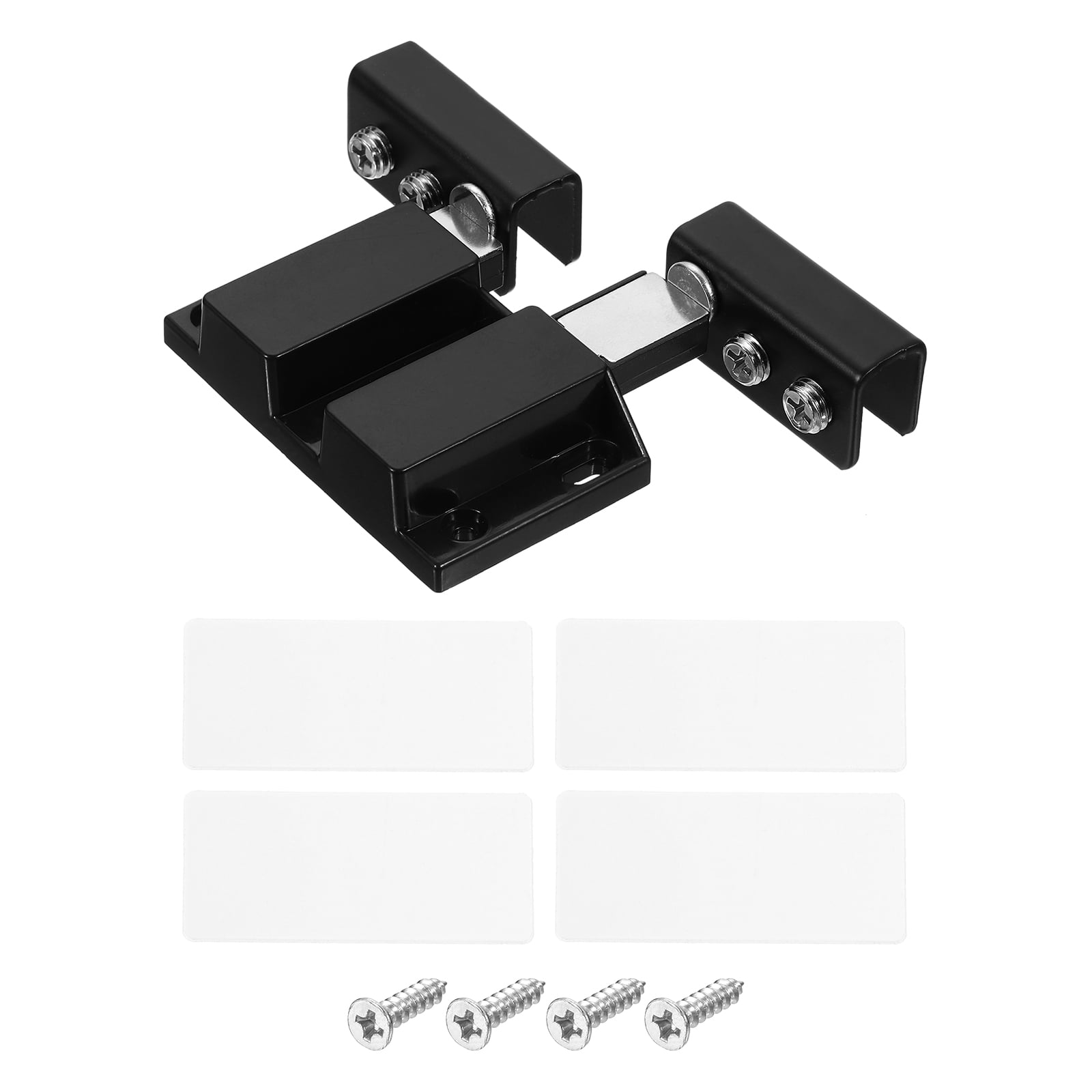 Uxcell Glass Door Magnetic Catch Latch Closures with Clamp, 1 set for 5 ...