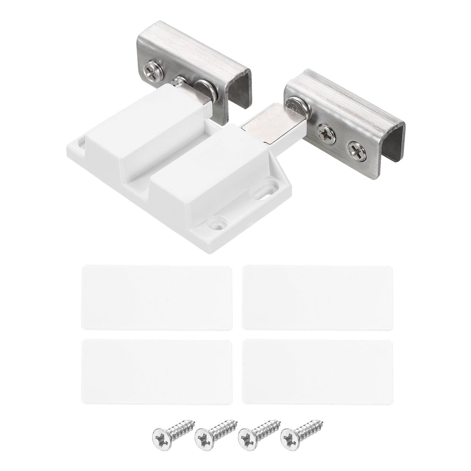 Uxcell Glass Door Magnetic Catch Latch Closures with Clamp, 1 set for 5 ...