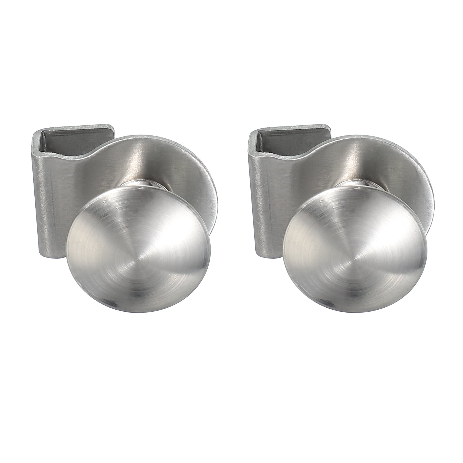 Uxcell Glass Door Pull Handle, Stainless Steel No Drilling Door Clips ...