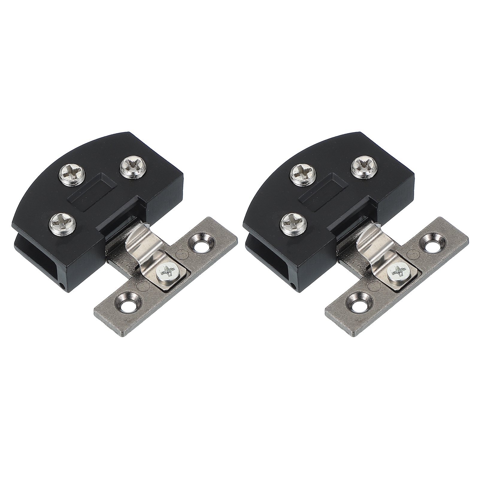 Uxcell Glass Door Pull Handle, Stainless Steel No Drilling Door Clips ...