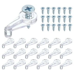 Glass Retainer Clips for Cabinets and Mirrors in Home Improvement