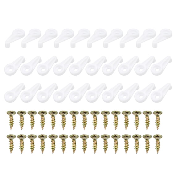 Uxcell Glass Retainer Clips Kit, 0.5" Dia Door Clips Mirrors Holder ...