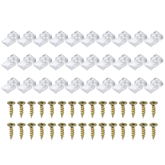 Glass Retainer Clips for Cabinets and Mirrors in Home Improvement
