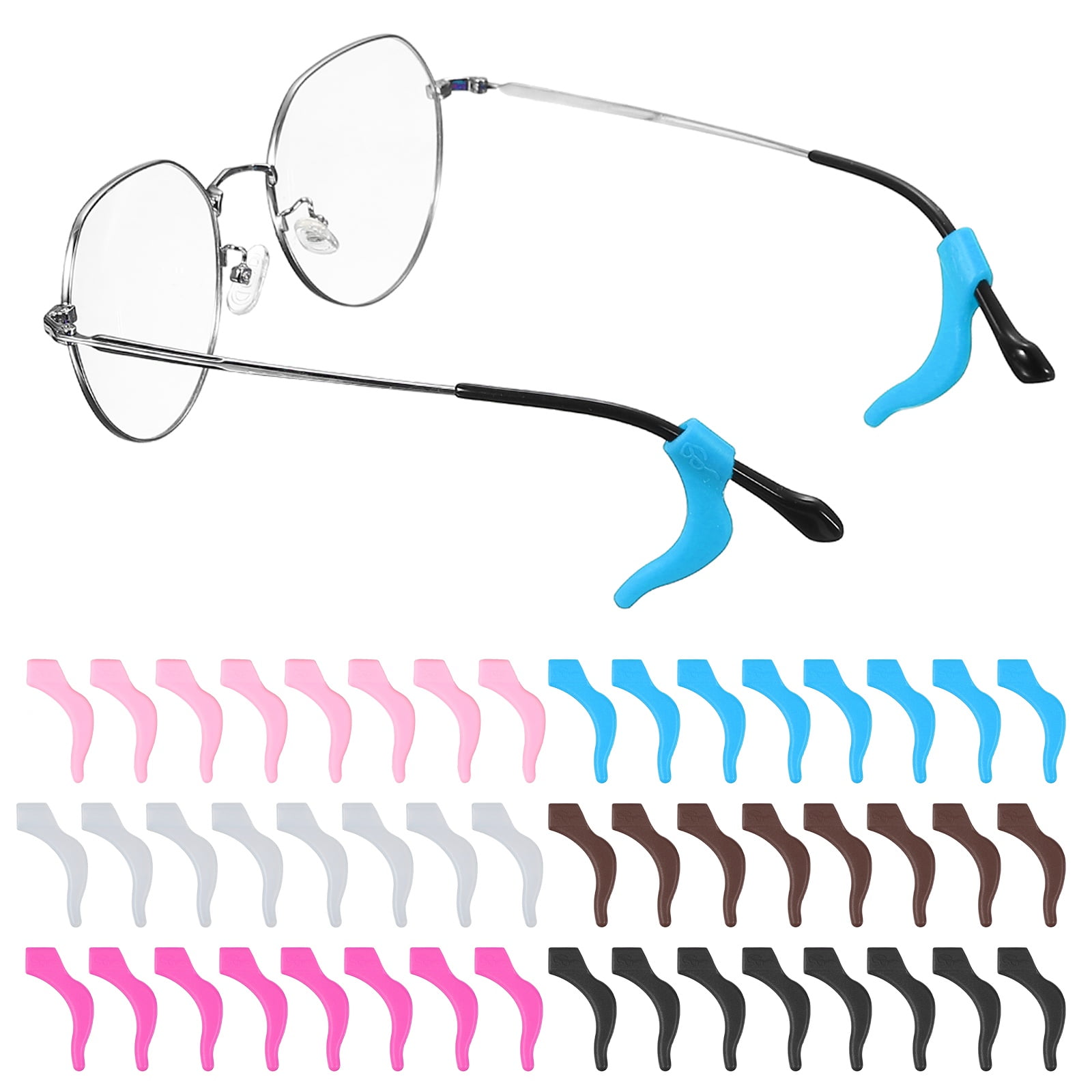 Uxcell Glasses Ear Grip Eye Glasses Silicone Ear Grippers Eyeglasses ...