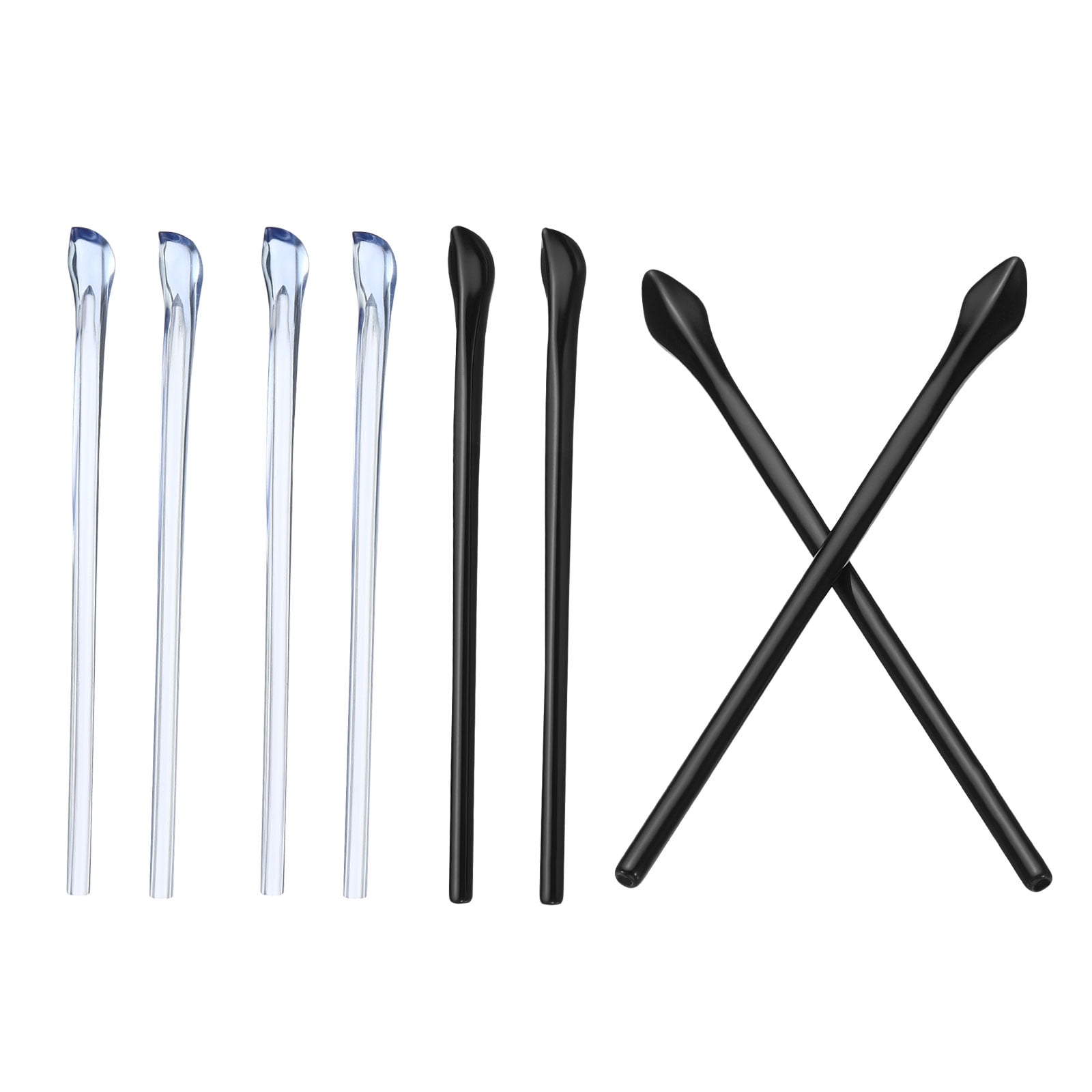 Uxcell Glasses End Tips Eyeglass Anti Slip Ear Sock Pieces Tube Sleeve ...