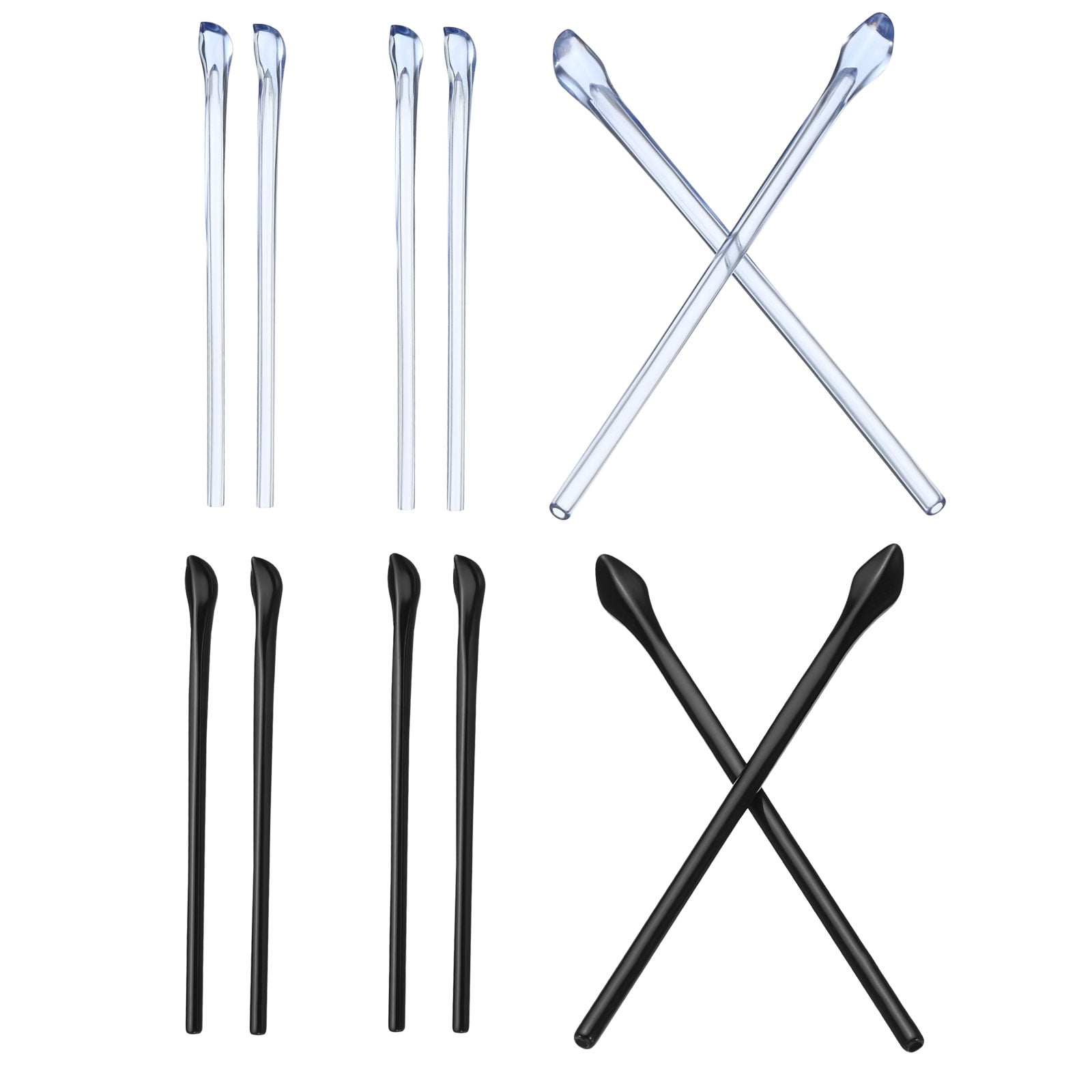 Uxcell Glasses End Tips Eyeglass Anti Slip Ear Sock Pieces Tube Sleeve ...