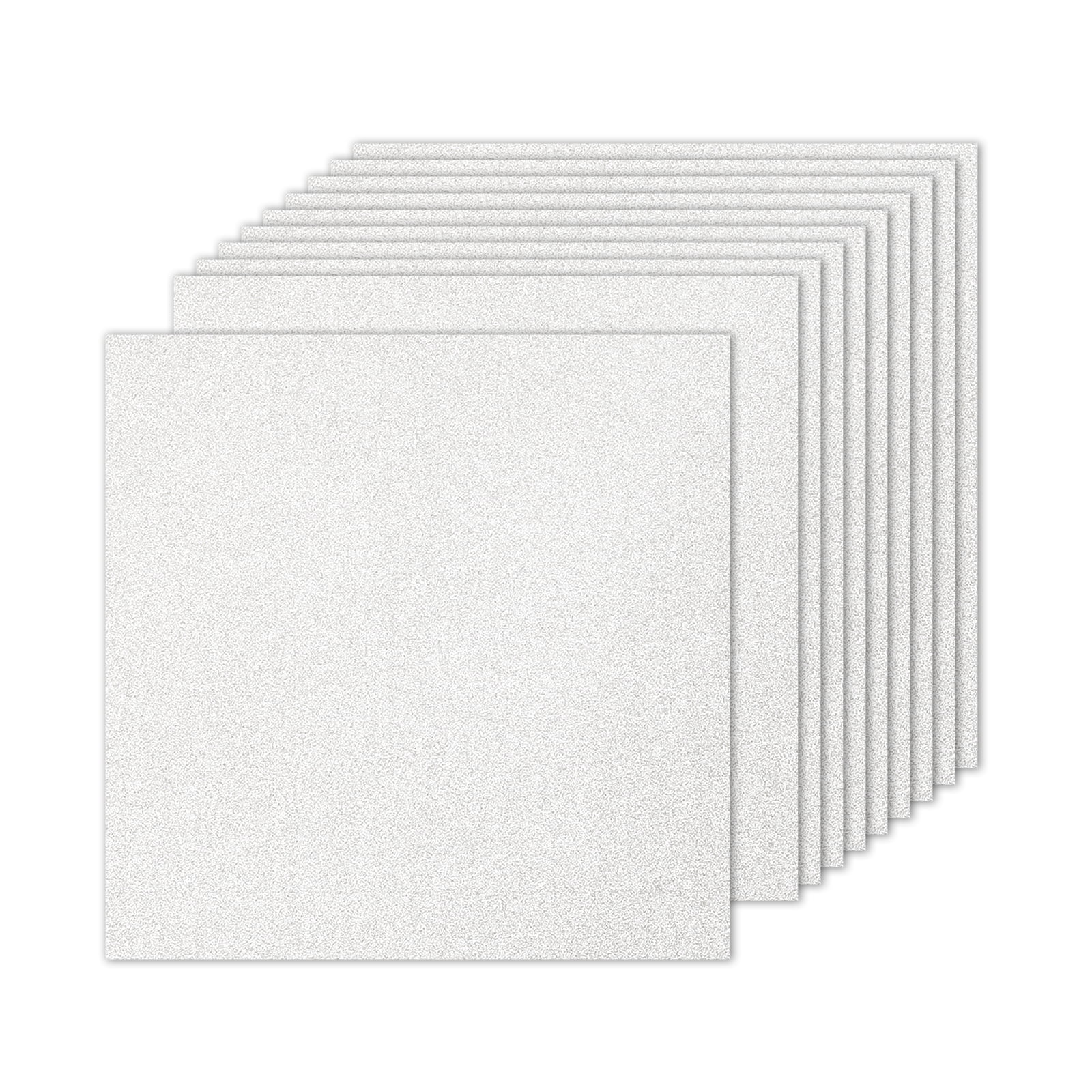 Uxcell Glitter Cardstock Paper, 250gsm Sparkly Paper 10 pack 10x10 inch ...
