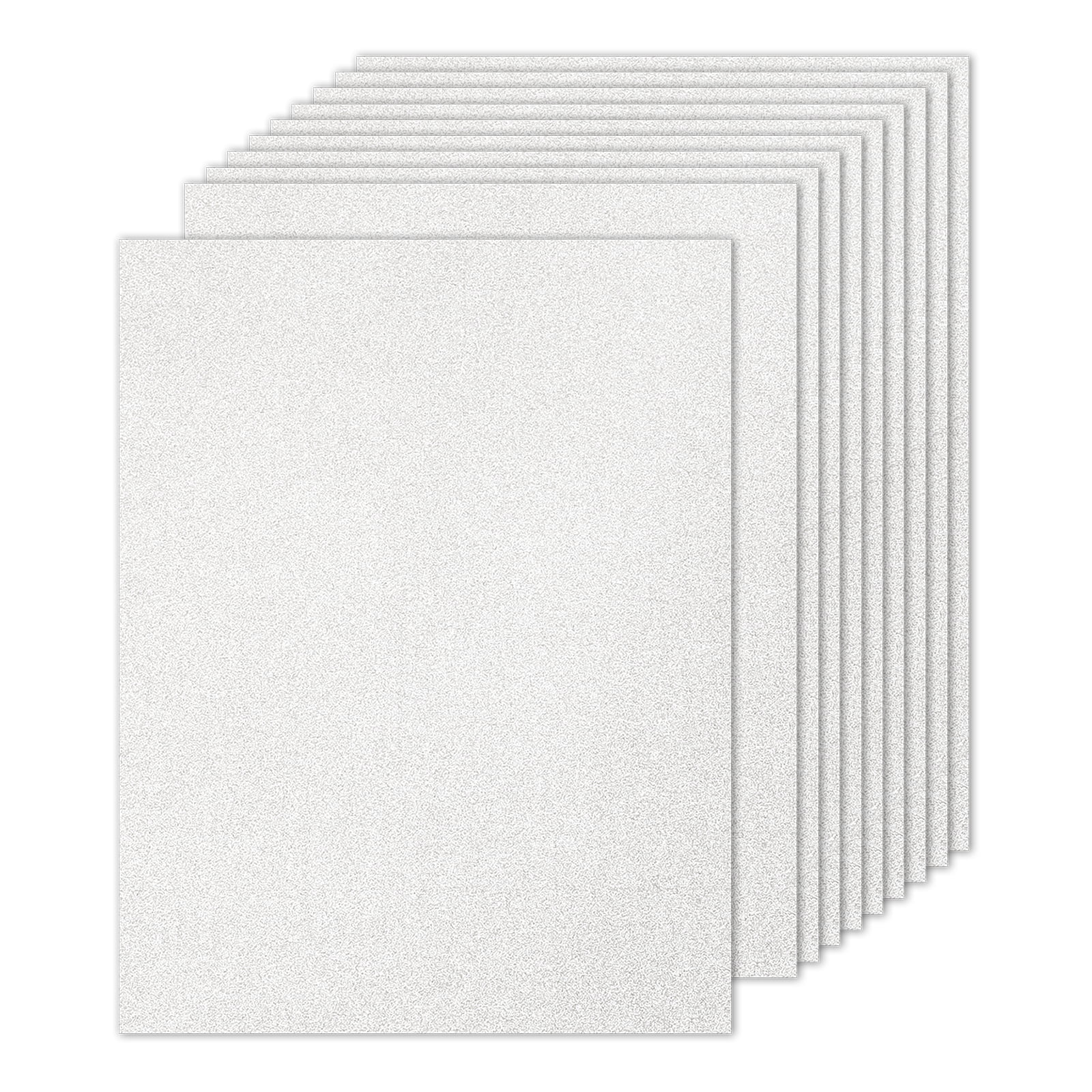 Uxcell Glitter Cardstock Paper, 250gsm Sparkly Paper 10 pack 8.5x11 ...
