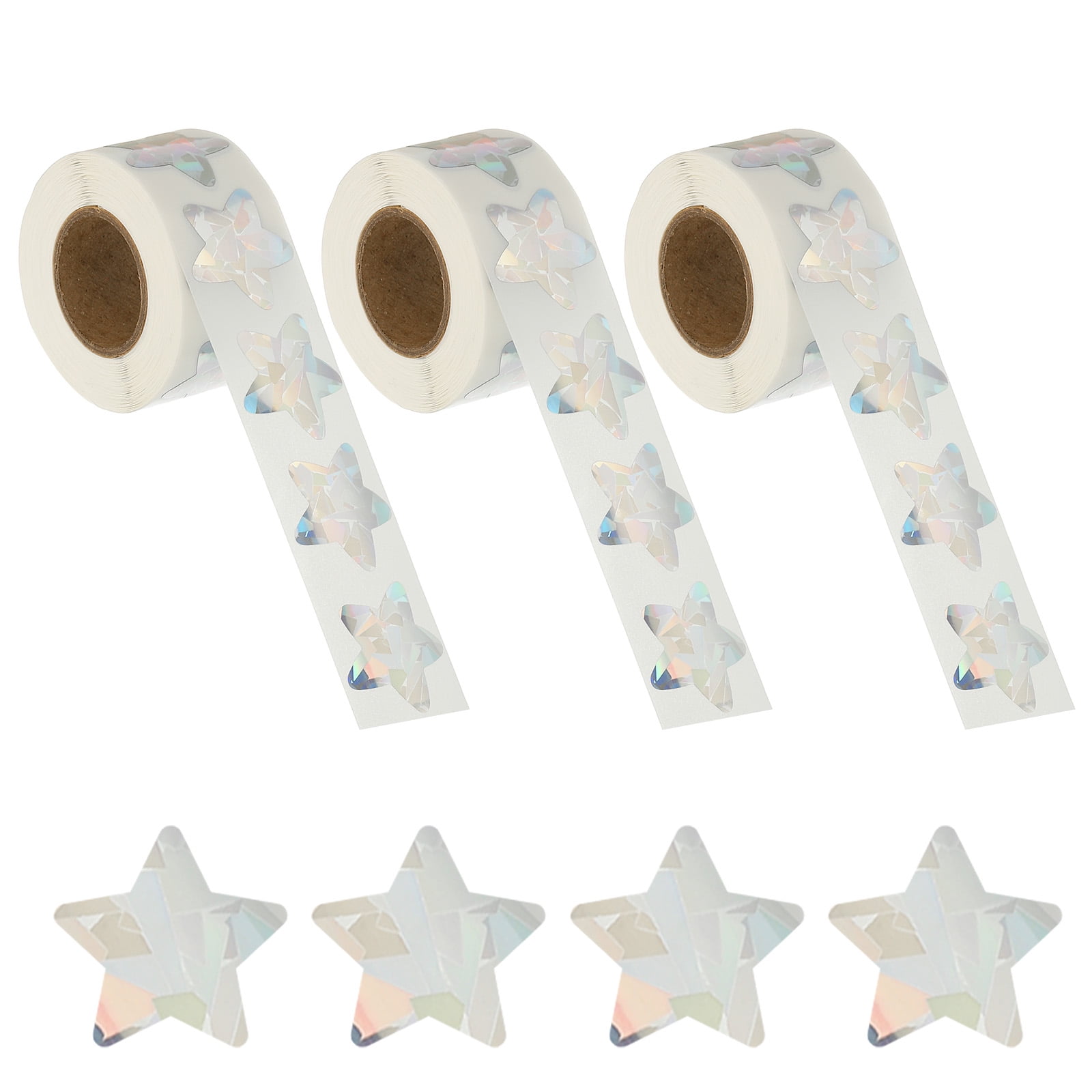 Uxcell Glitter Star Stickers, 1500 Pcs Self Adhesive Metallic Small ...