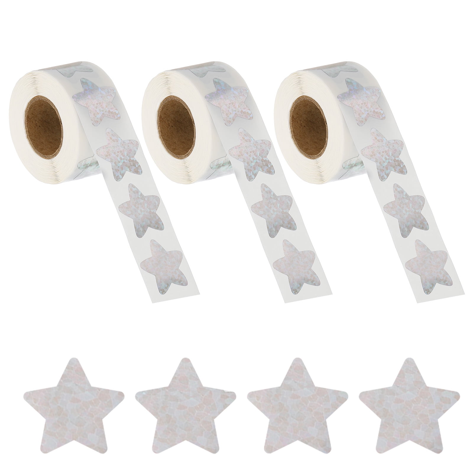 Uxcell Glitter Star Stickers, 1500 Pcs Self Adhesive Metallic Small ...