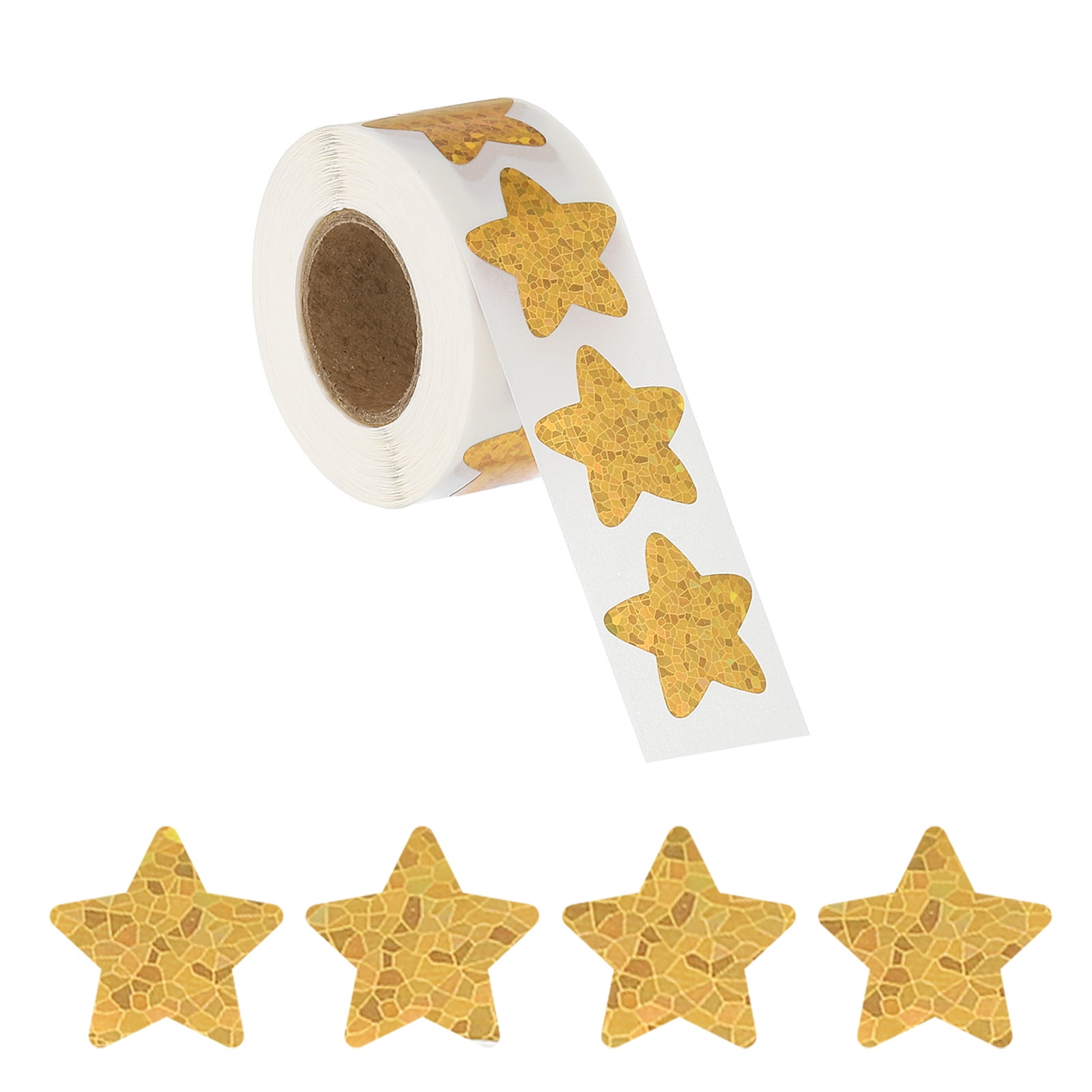 Uxcell Glitter Star Stickers, 500 Pcs Self Adhesive Metallic Small ...