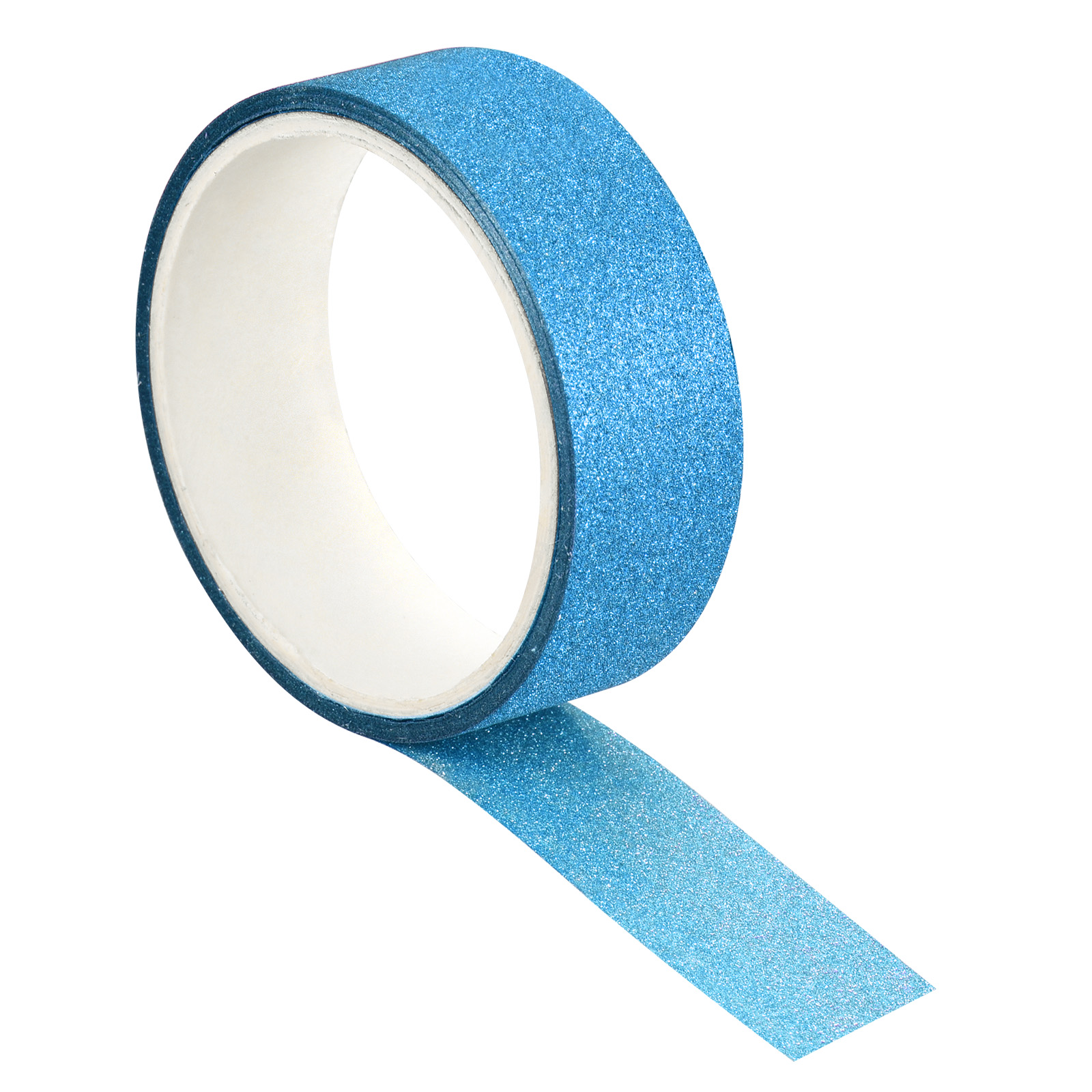 Uxcell Glitter Tape, Decorative Craft Tape Light Blue 1.5cm x 3 M for ...