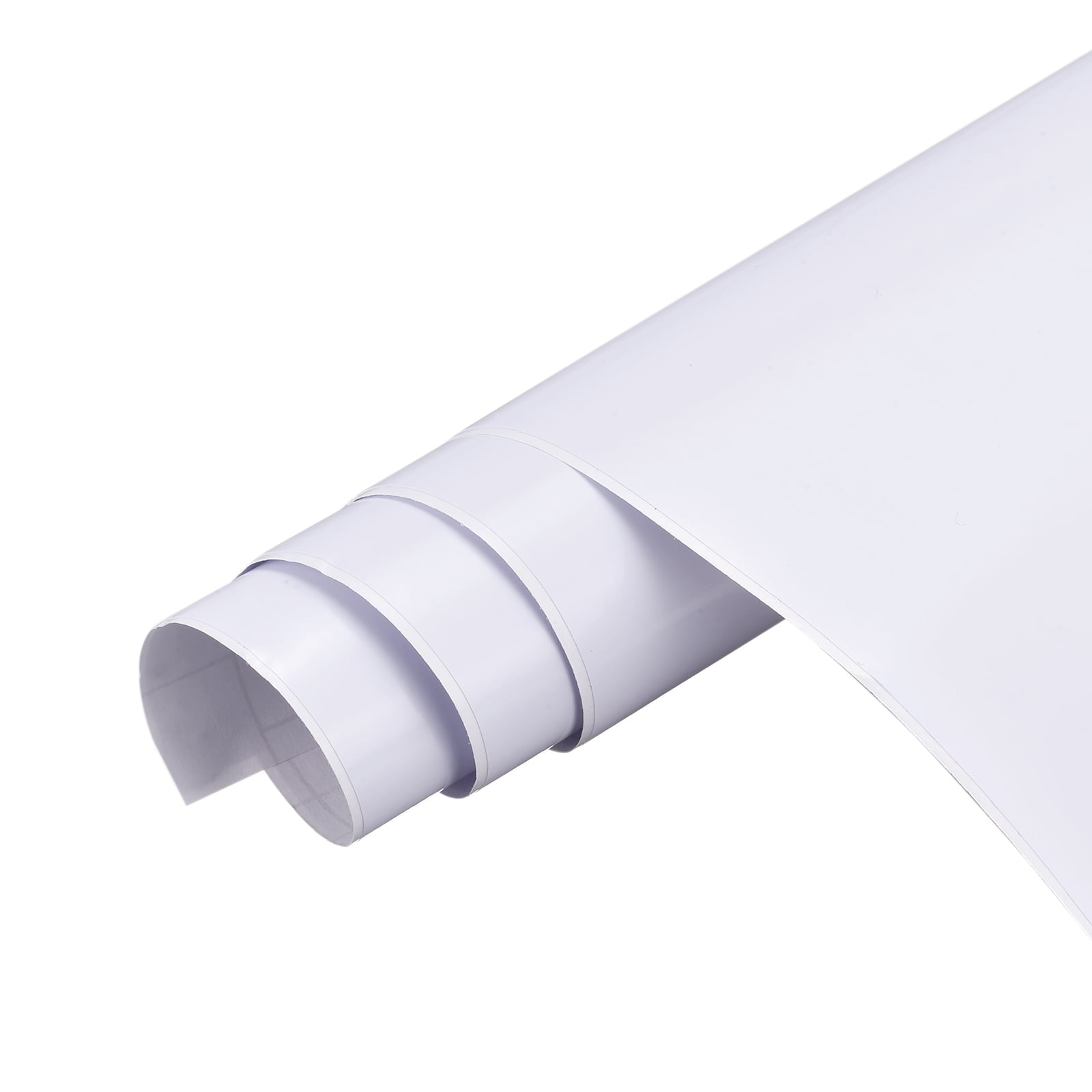 Uxcell Gloss Vinyl Sheet Roll 11.8 in x 1.6 FT Self Adhesive for Craft ...