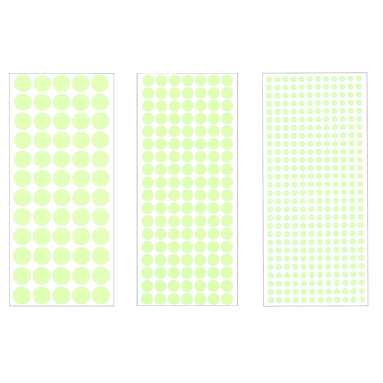 Uxcell Glow in The Dark Dot Stickers, Glow Dot Wall Decals, 522 Dots in ...