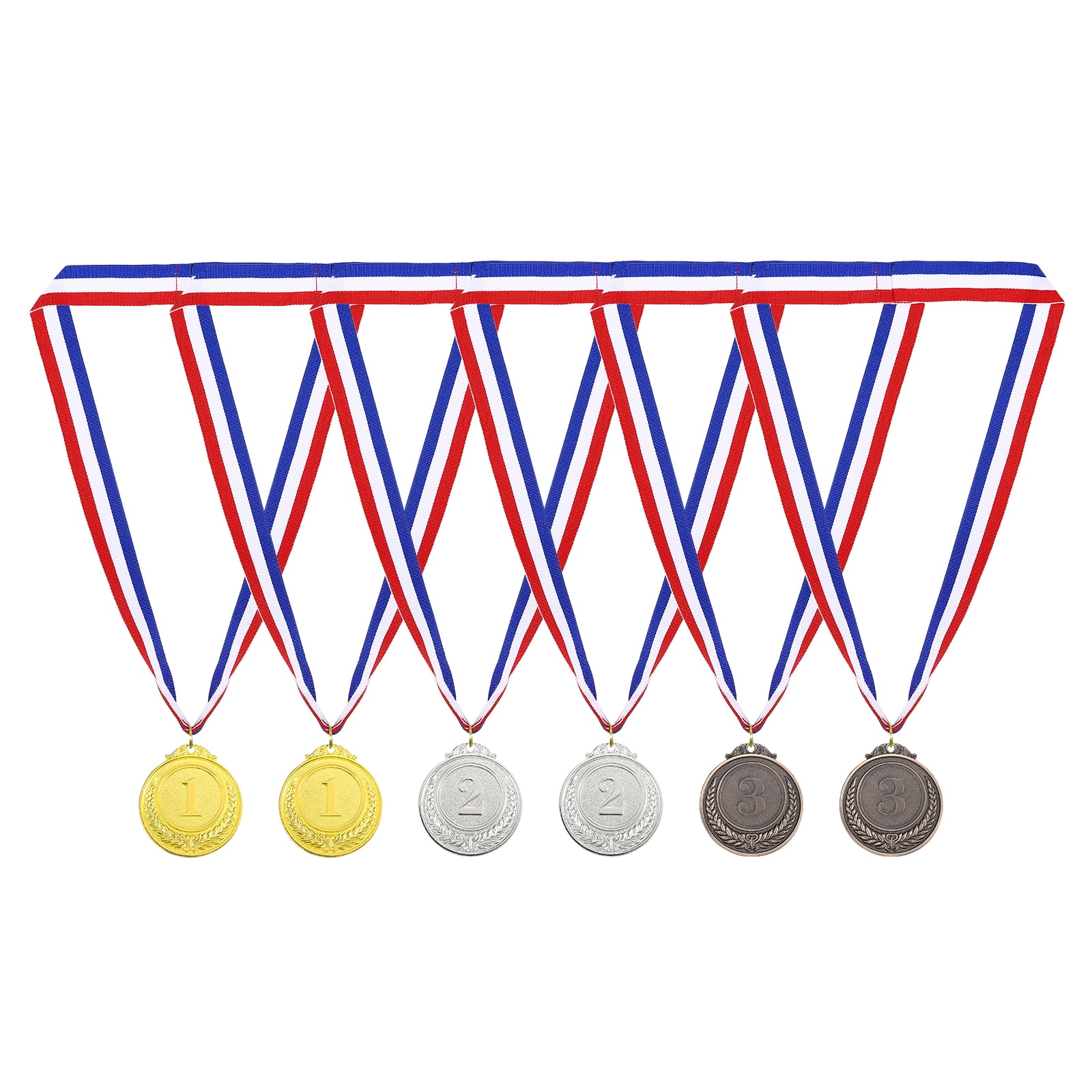 Uxcell Gold Award Medals, 1st 2nd 3rd Style Winner Medals with Neck ...