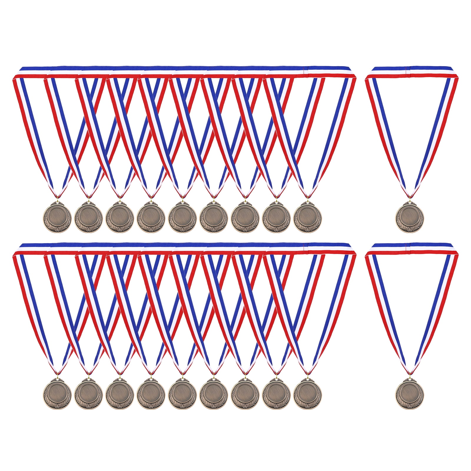 Uxcell Gold Award Medals, Blank Style Winner Medals with Neck Ribbon ...
