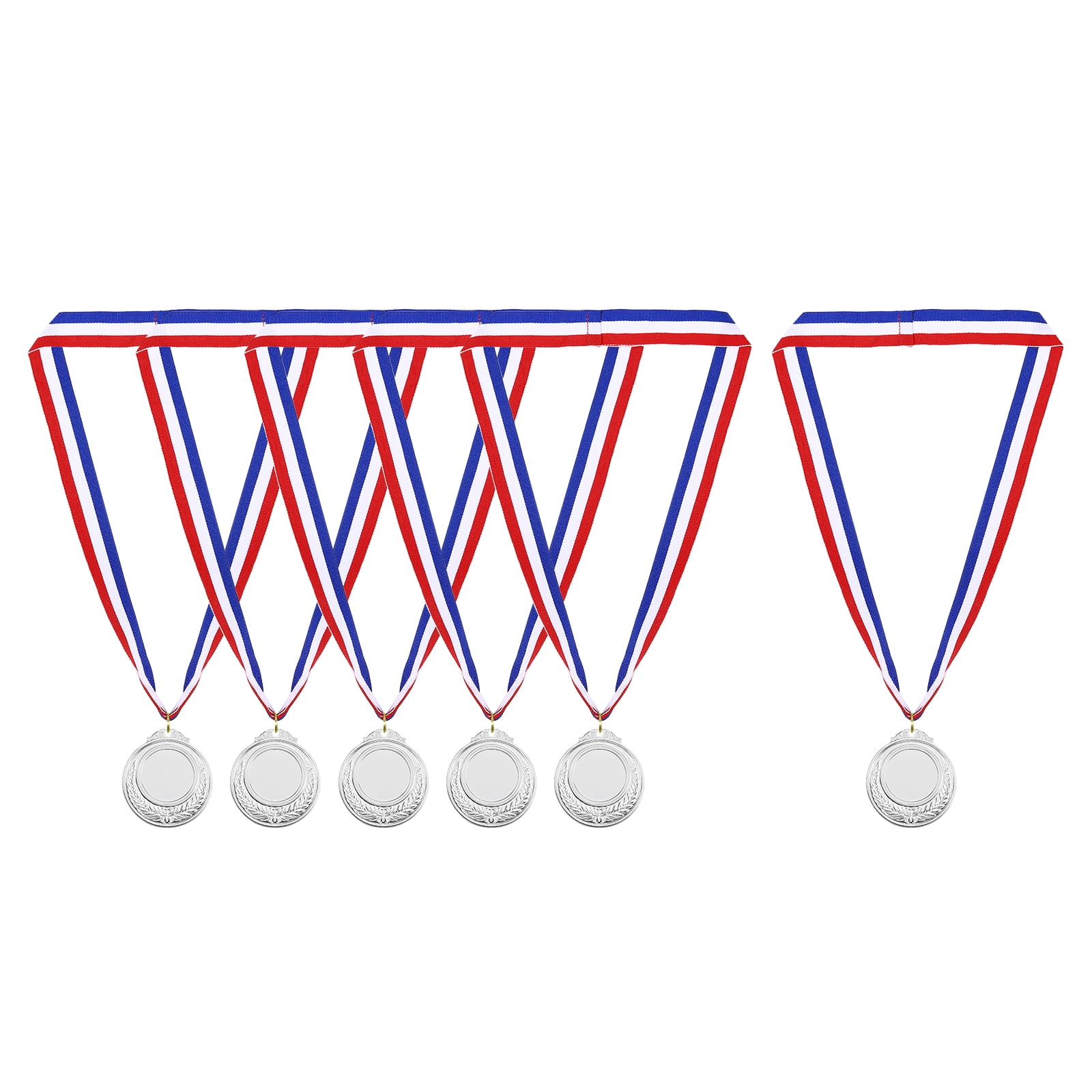 Uxcell Gold Award Medals, Blank Style Winner Medals with Neck Ribbon ...