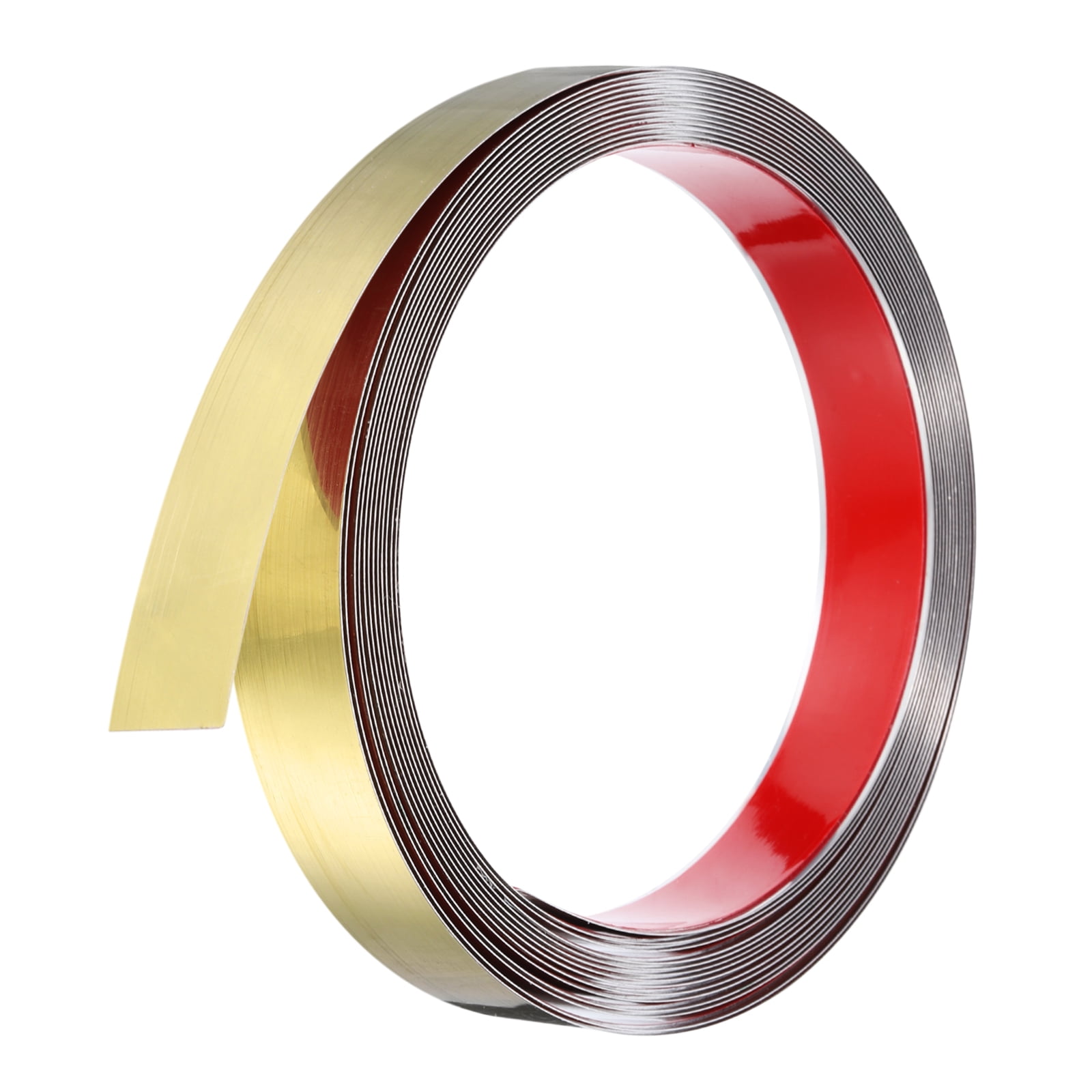 Uxcell Gold Trim Peel and Stick, 13ft x 1" Stainless Steel Mirror ...